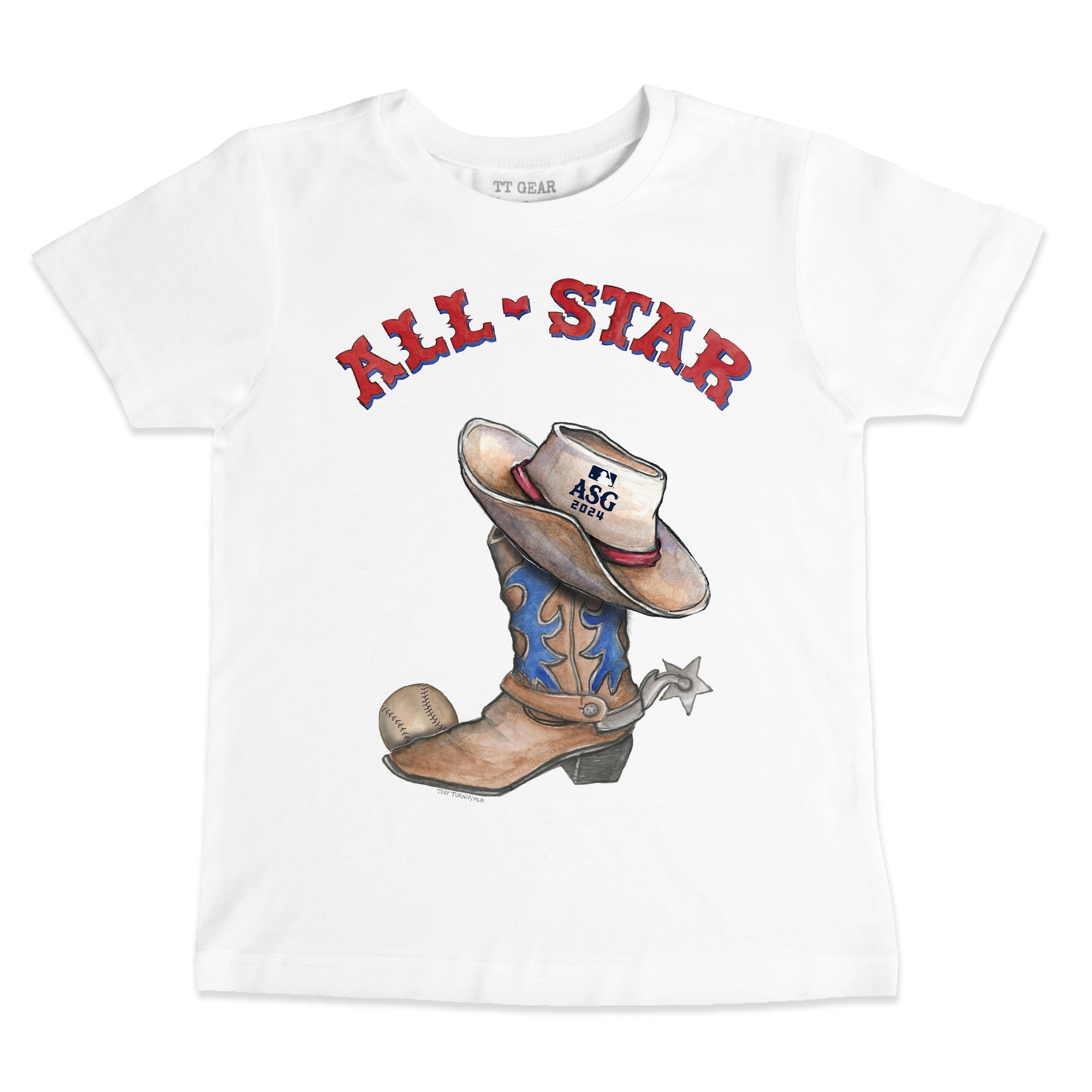 All Star Game 2024 Boot Hat Tee Shirt | Tiny Turnip