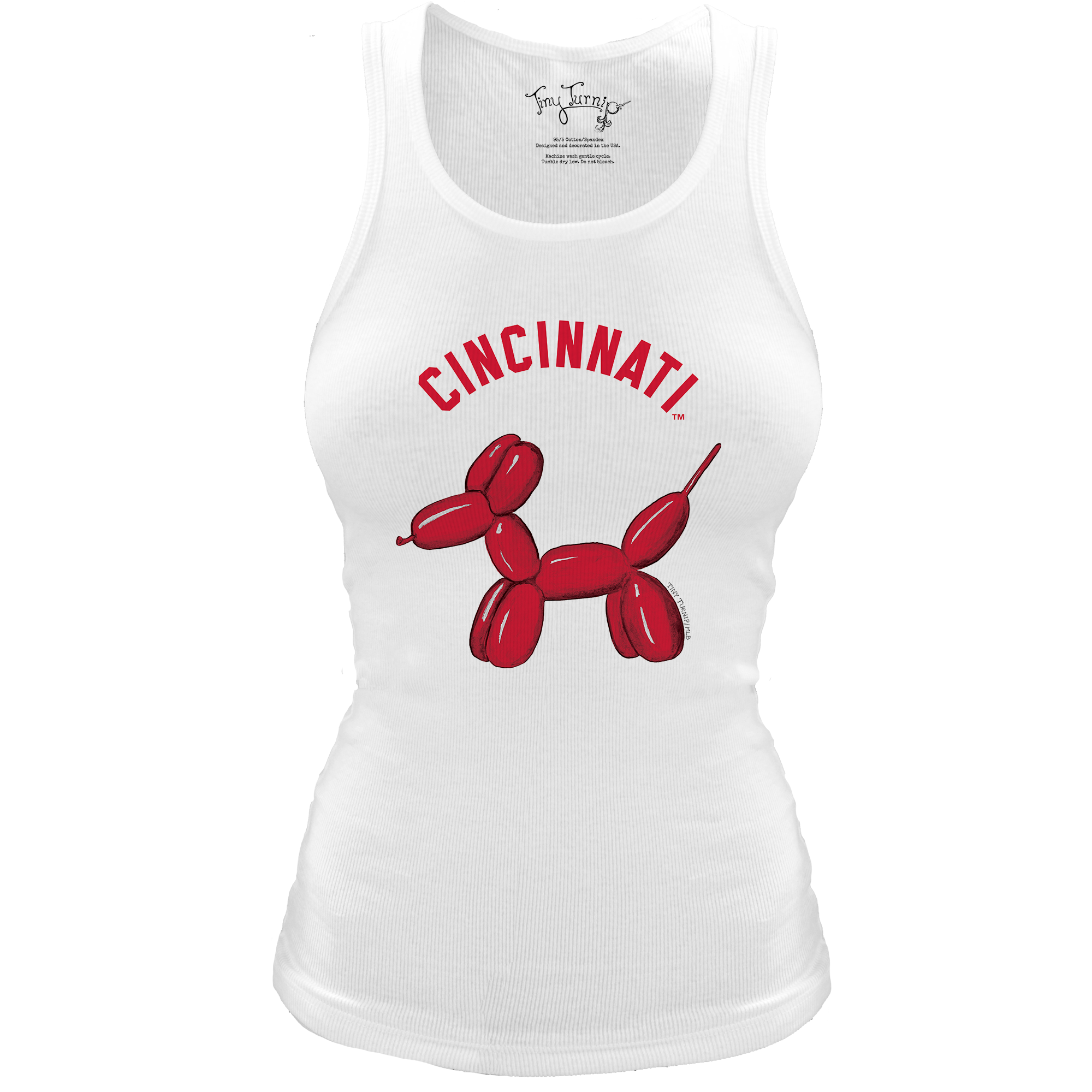 Cincinnati Reds Balloon Dog Classic Tank | Tiny Turnip
