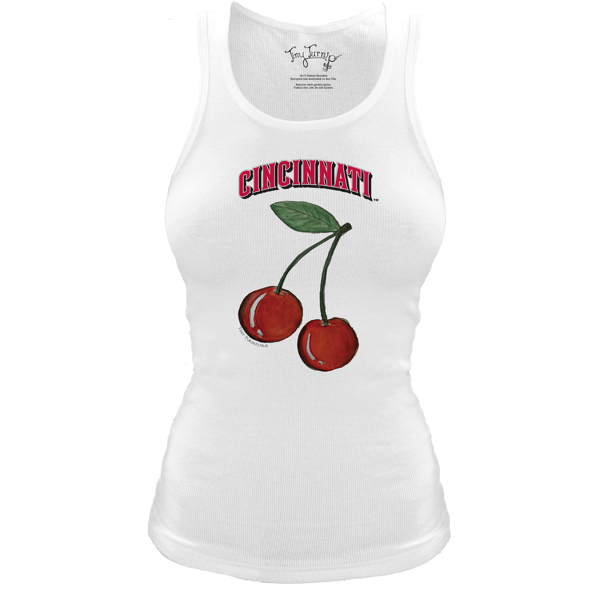 Cincinnati Reds Cherry Classic Tank | Tiny Turnip