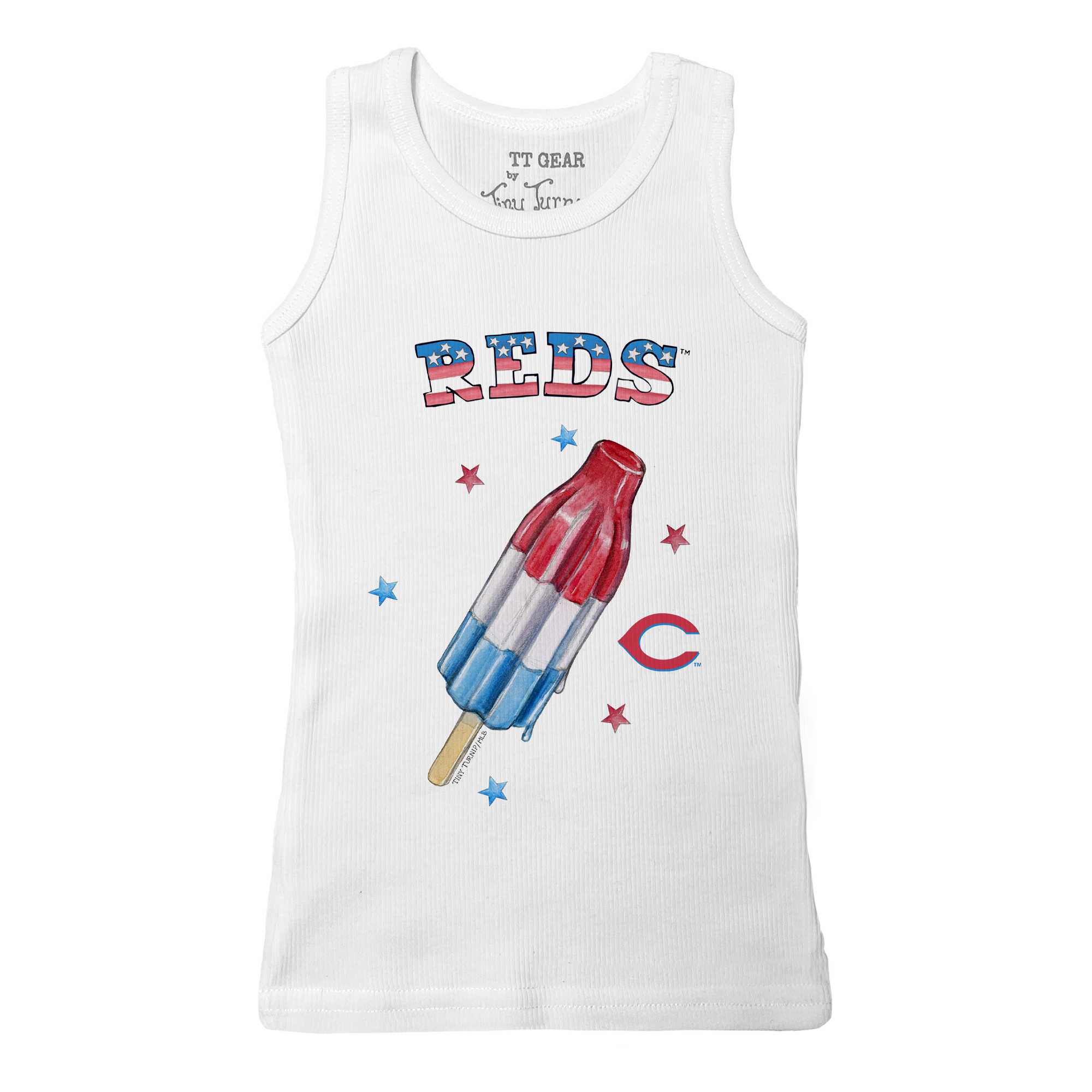 Cincinnati Reds Rocket Pop Kid's Tank | Tiny Turnip