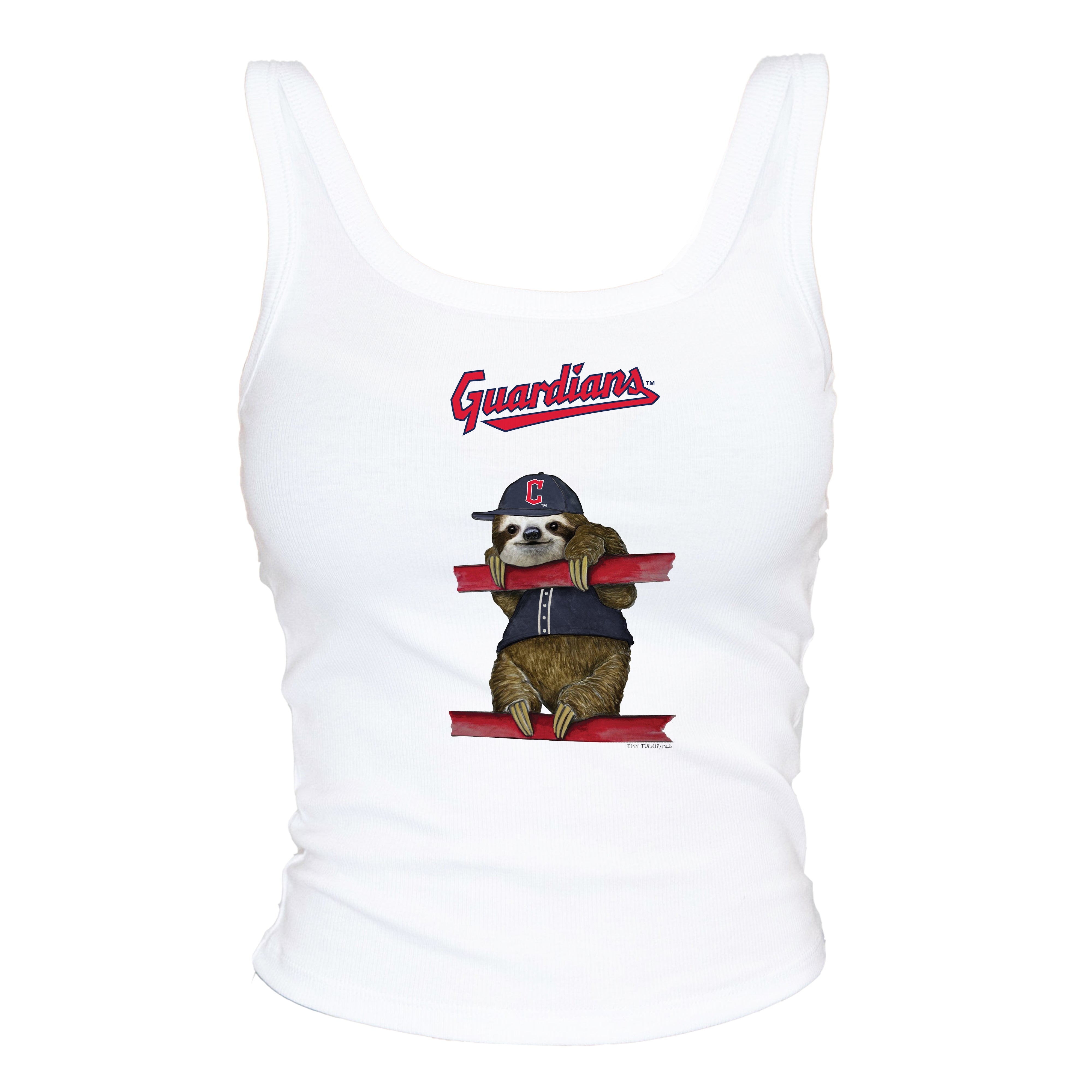 Cleveland Guardians Sloth Tank | Tiny Turnip
