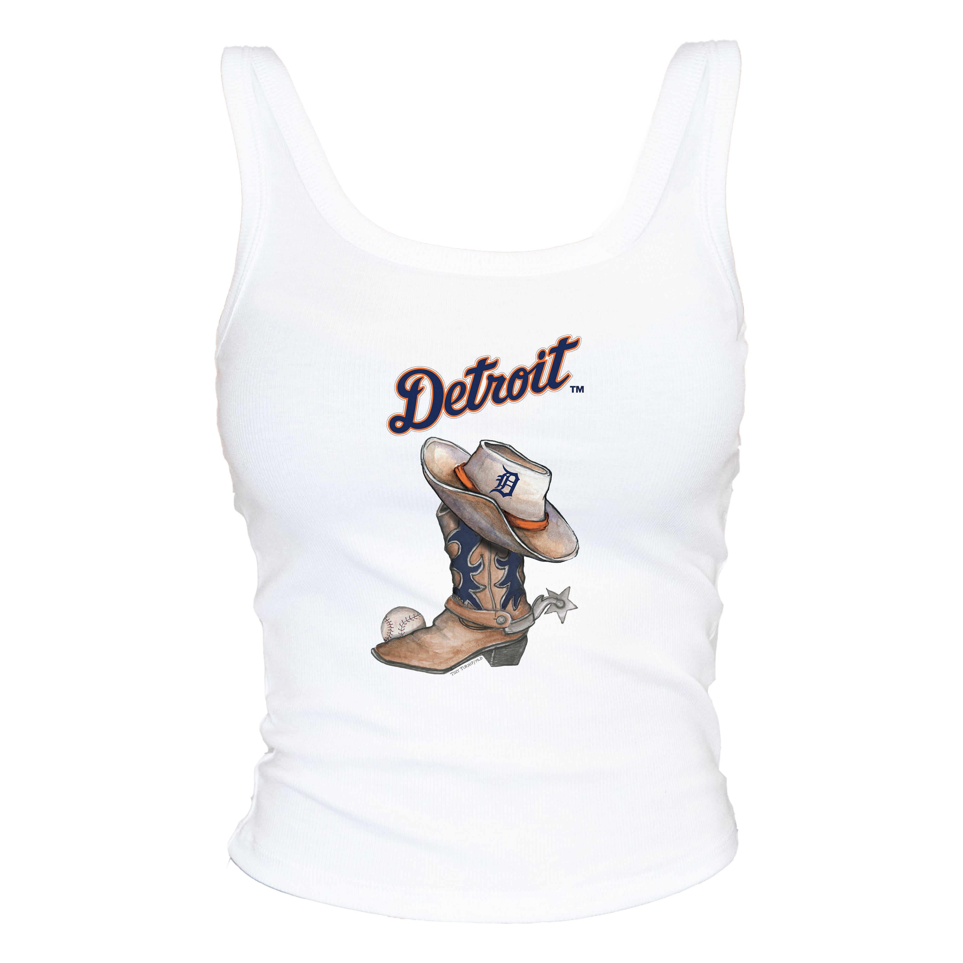 Detroit Tigers Cowboy Boot Tank | Tiny Turnip