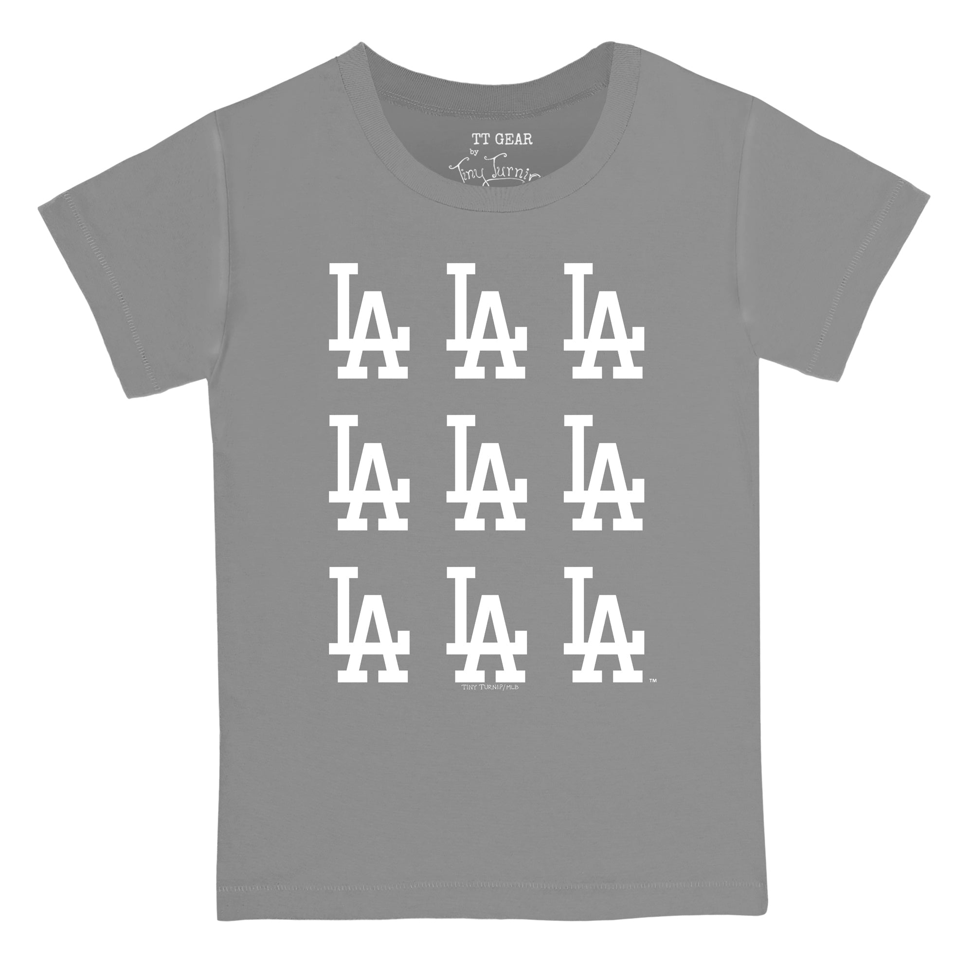 Los Angeles Dodgers Logo Grid Tee Shirt | Tiny Turnip