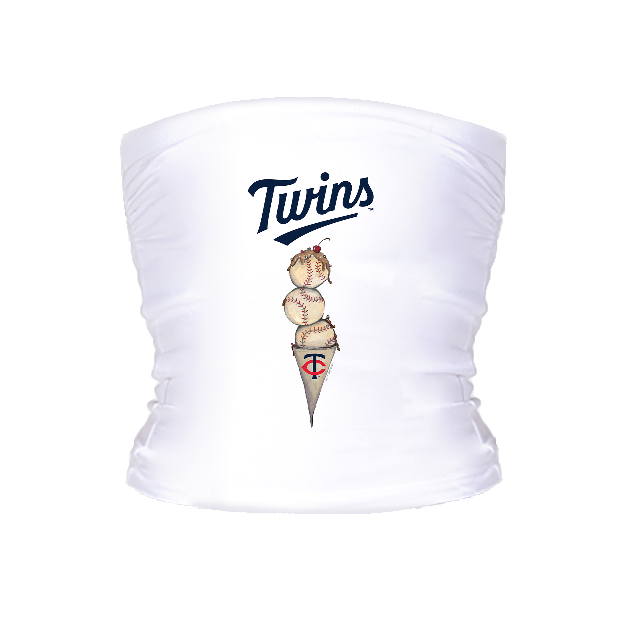 Minnesota Twins Triple Scoop Tube Top | Tiny Turnip