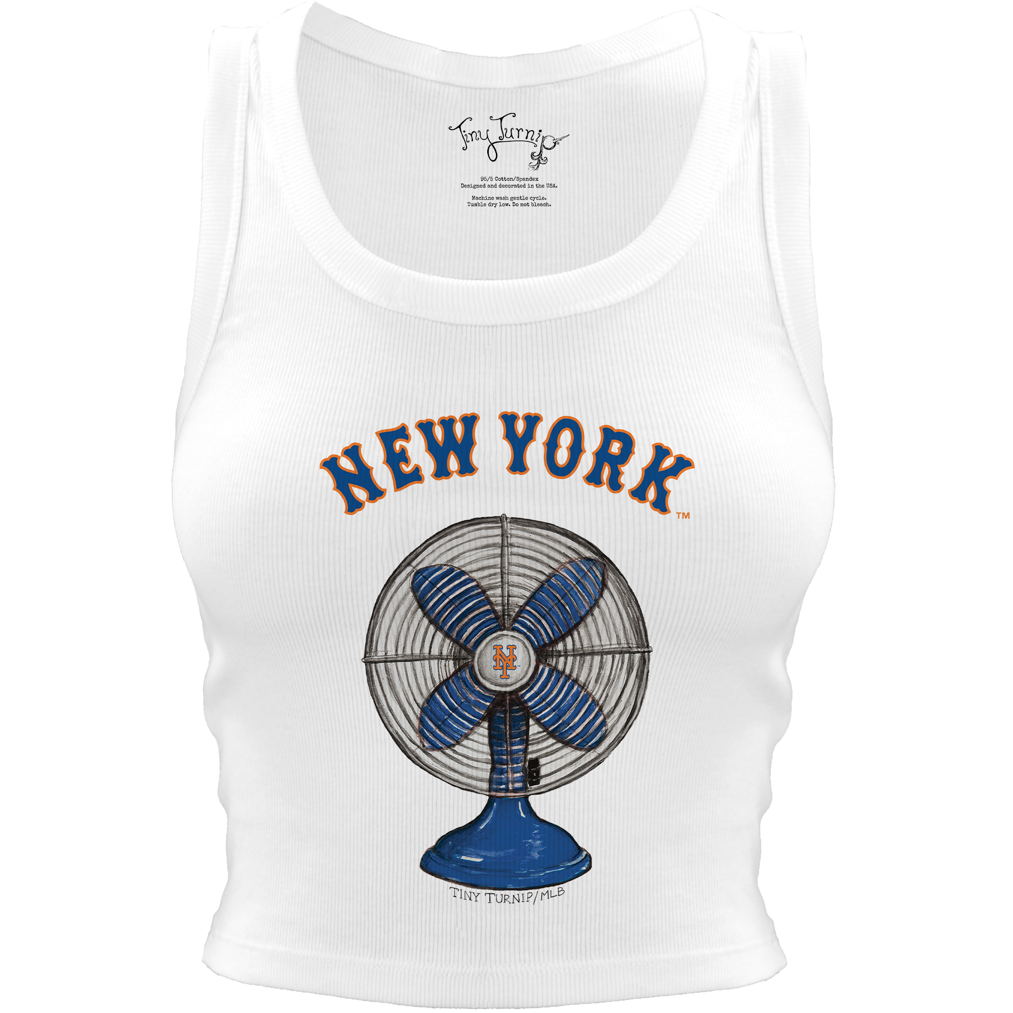 New York Mets Fan Crop Tank | Tiny Turnip