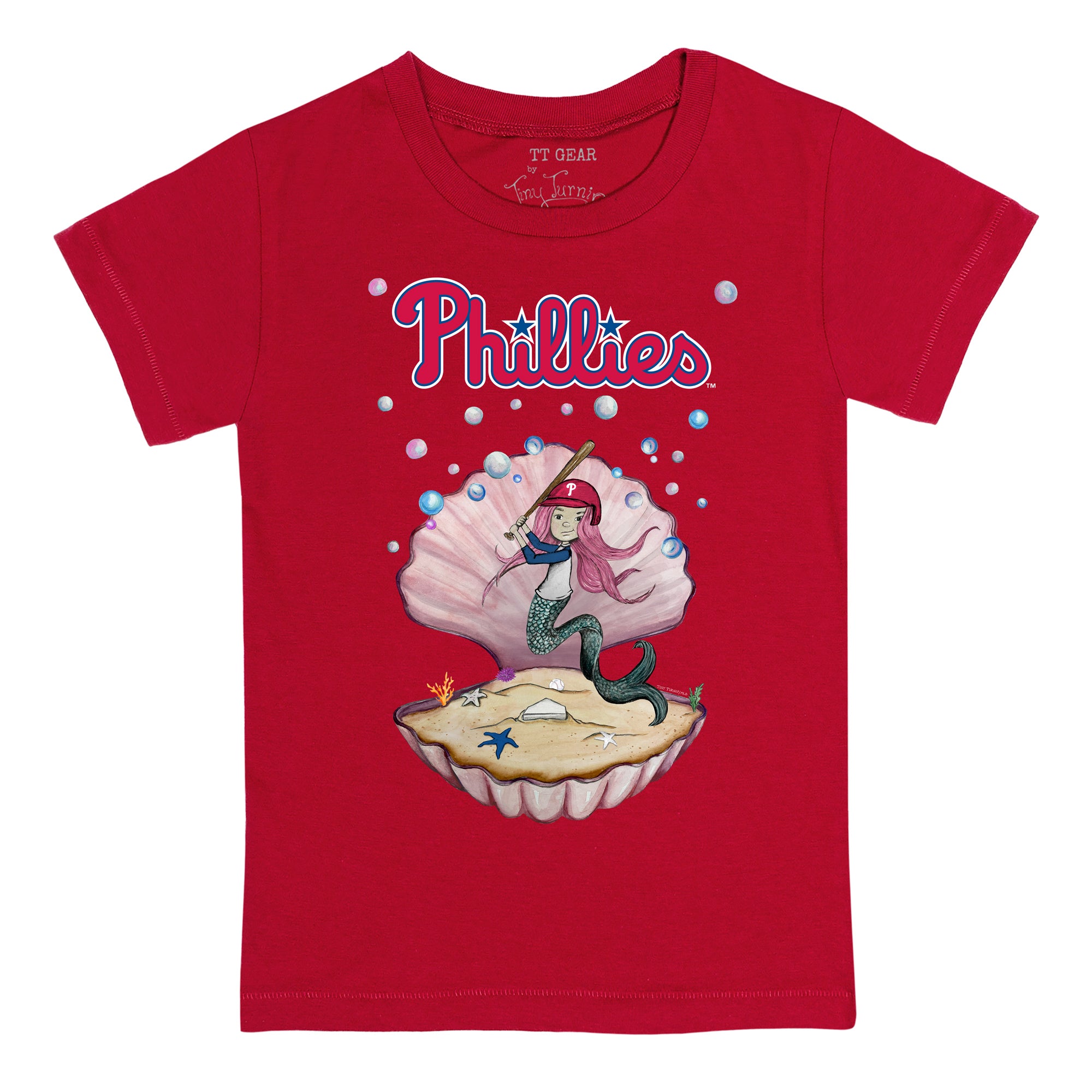 Philadelphia Phillies Mermaid Tee Shirt | Tiny Turnip