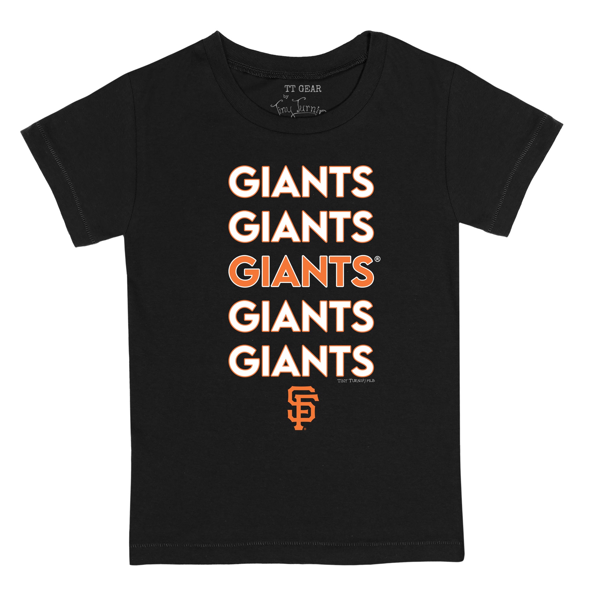 San Francisco Giants Stacked Tee Shirt | Tiny Turnip