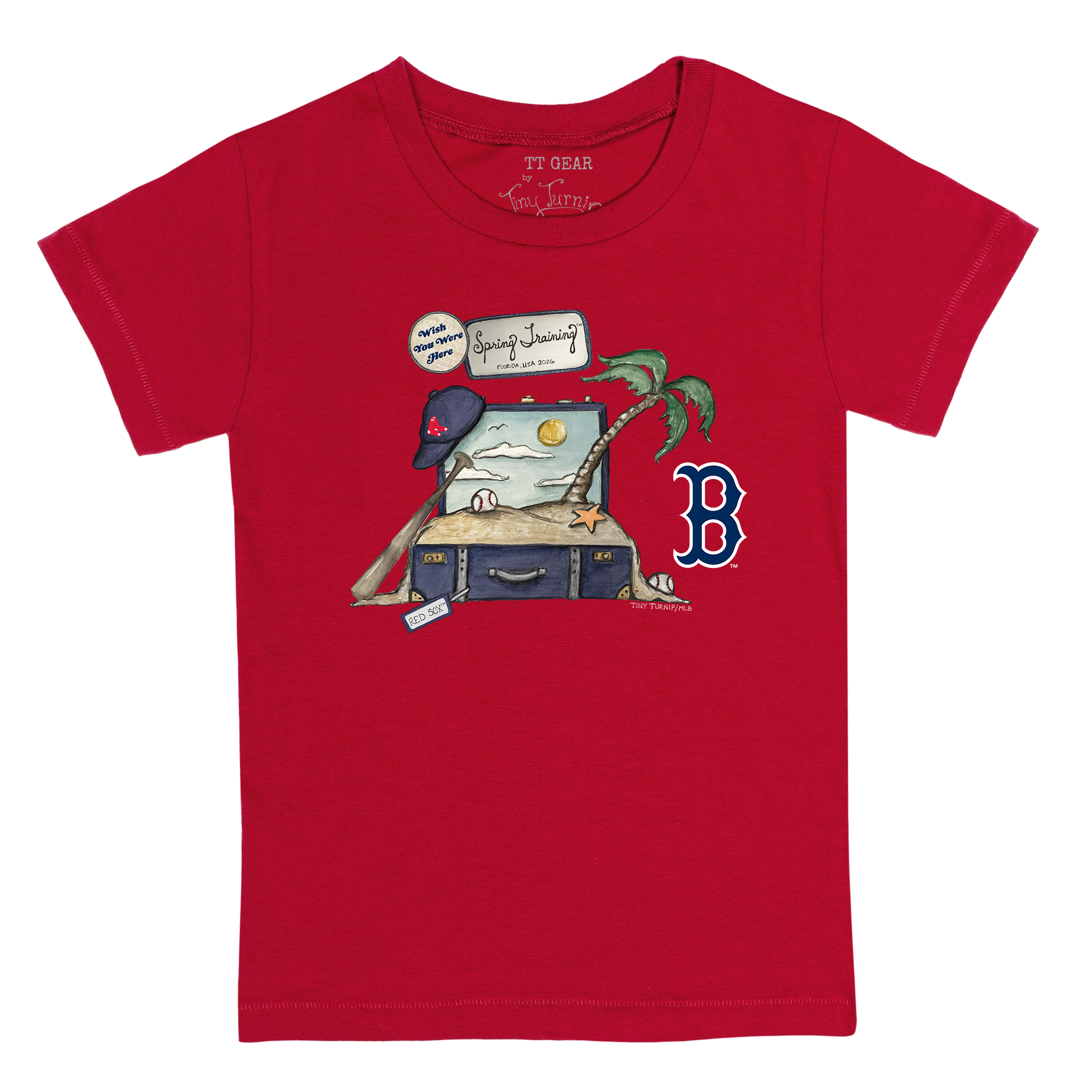 Boston Red Sox Spring Training 2026 Kid's Tee Shirt | Tiny Turnip