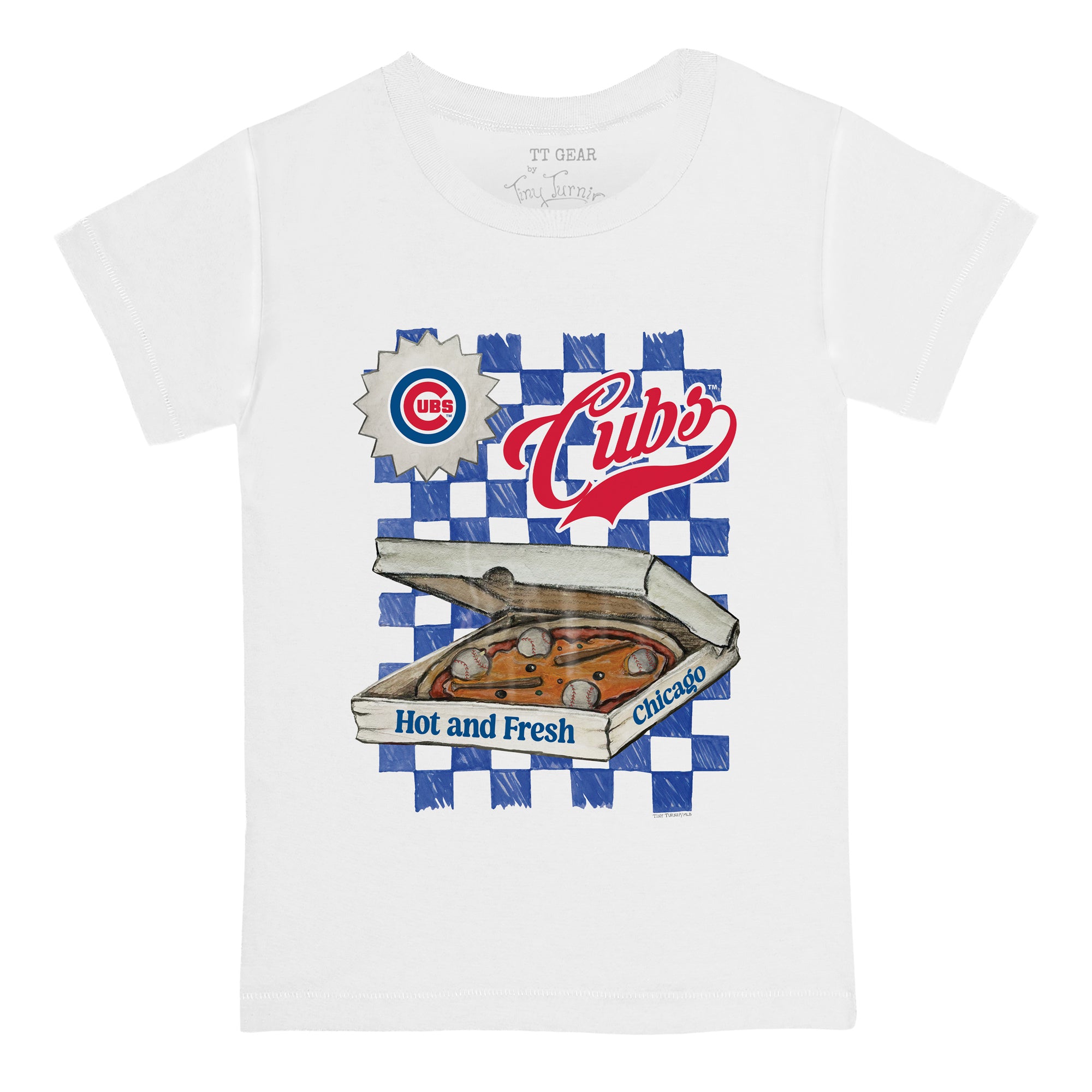 Chicago Cubs Pizza Tee Shirt– Tiny Turnip