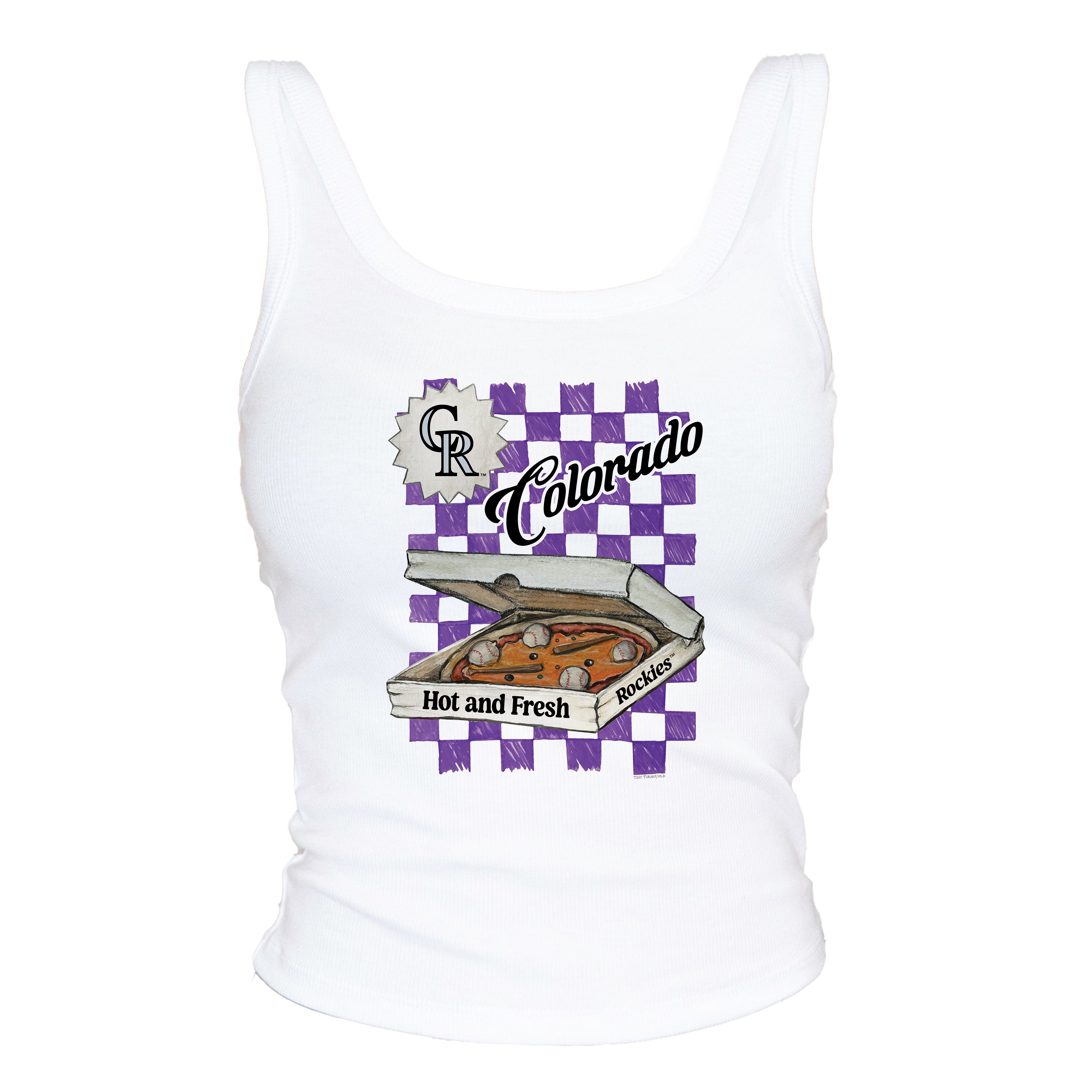 Colorado Rockies Pizza Tank | Tiny Turnip