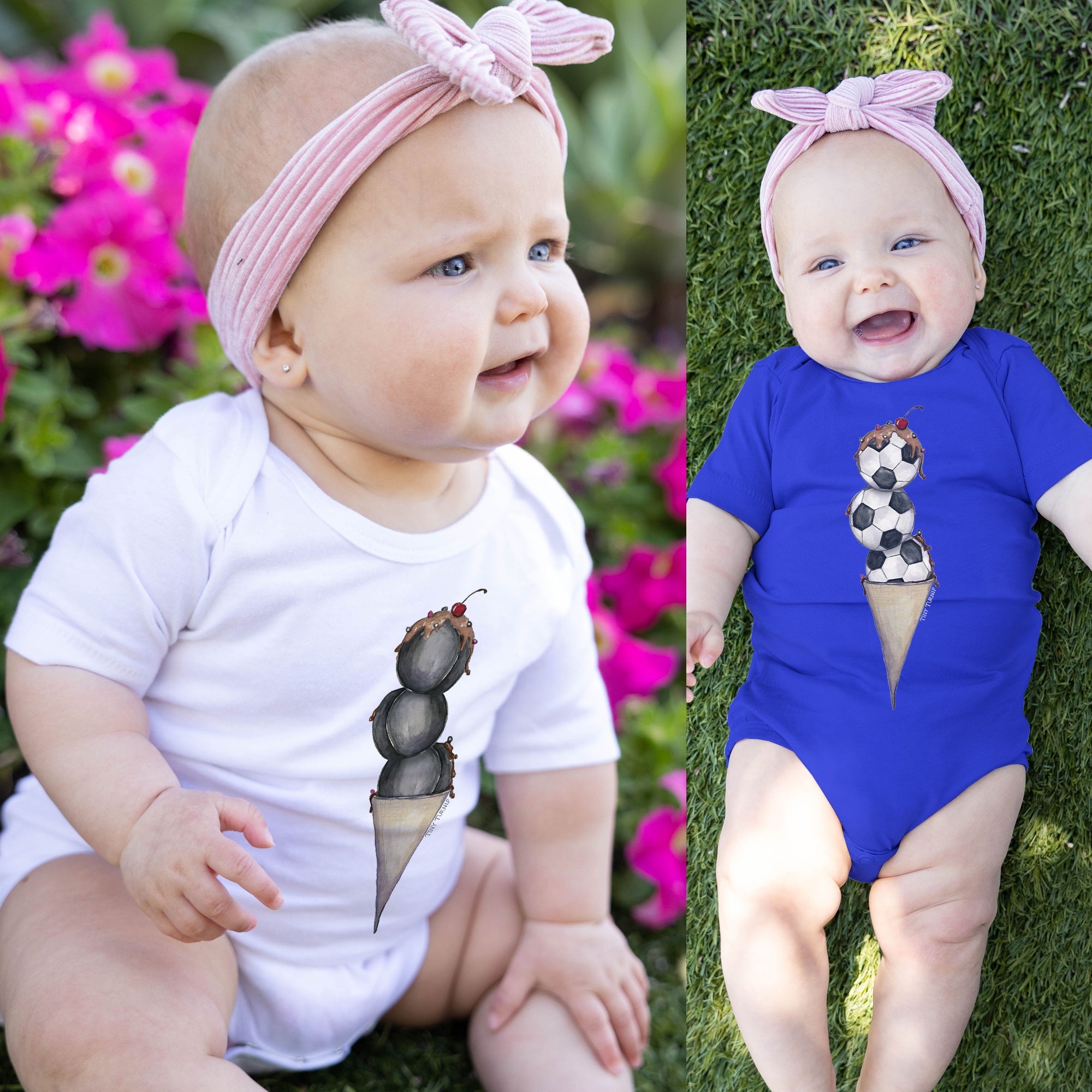 Triple Scoop Short Sleeve Snapper | Tiny Turnip