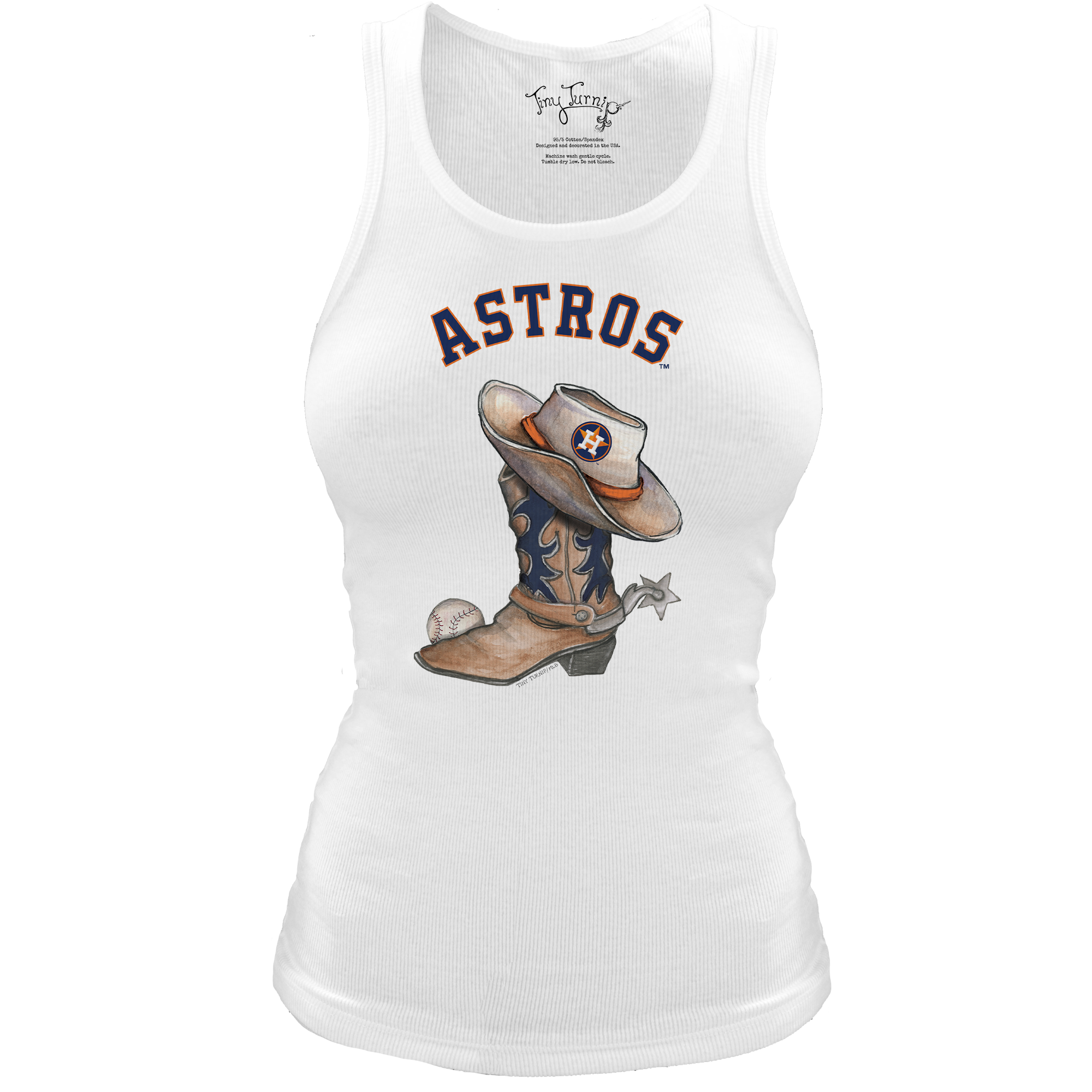 Houston Astros Cowboy Boot Classic Tank | Tiny Turnip
