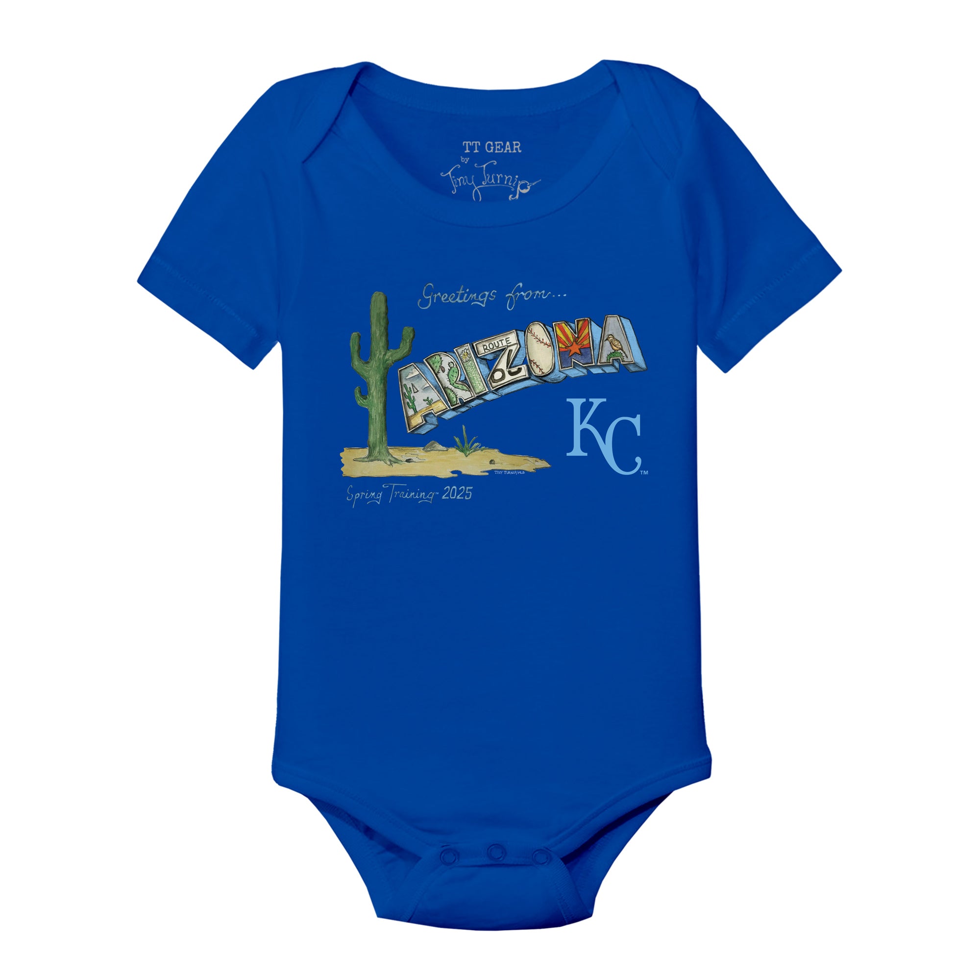 Kansas City Royals Spring Training 2025 Short Sleeve Snapper | Tiny Turnip