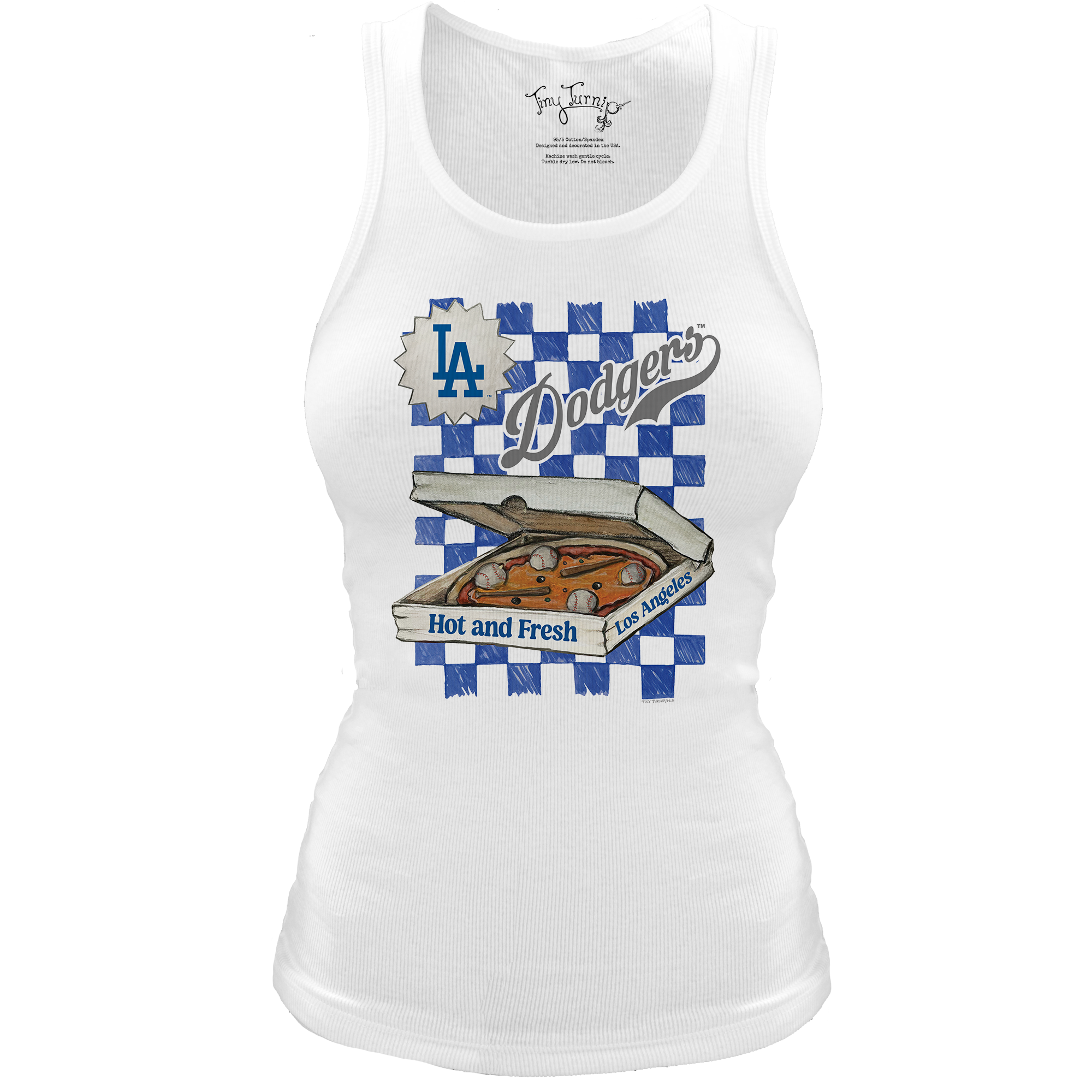 Los Angeles Dodgers Pizza Classic Tank | Tiny Turnip