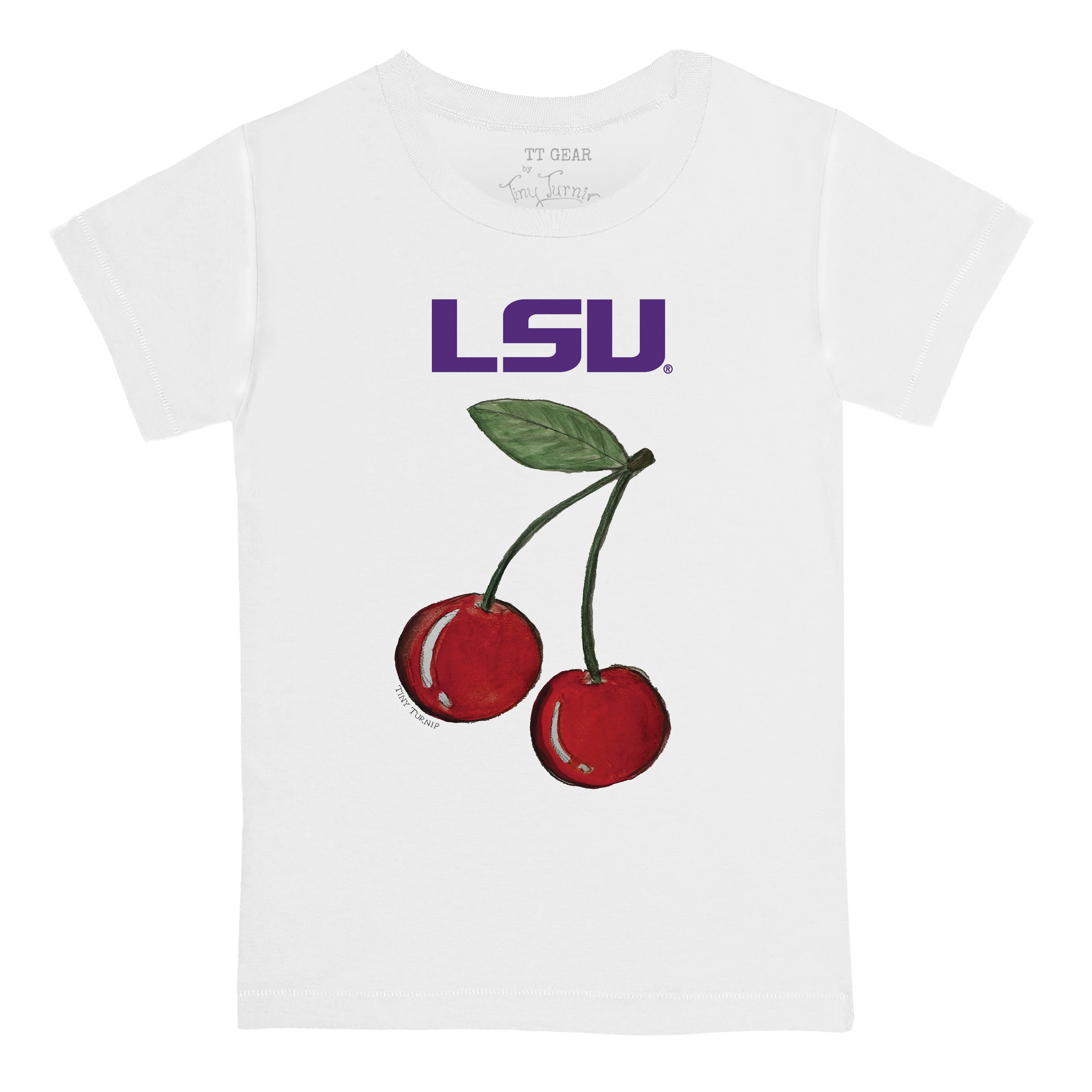 LSU Tigers Cherry Tee Shirt | Tiny Turnip