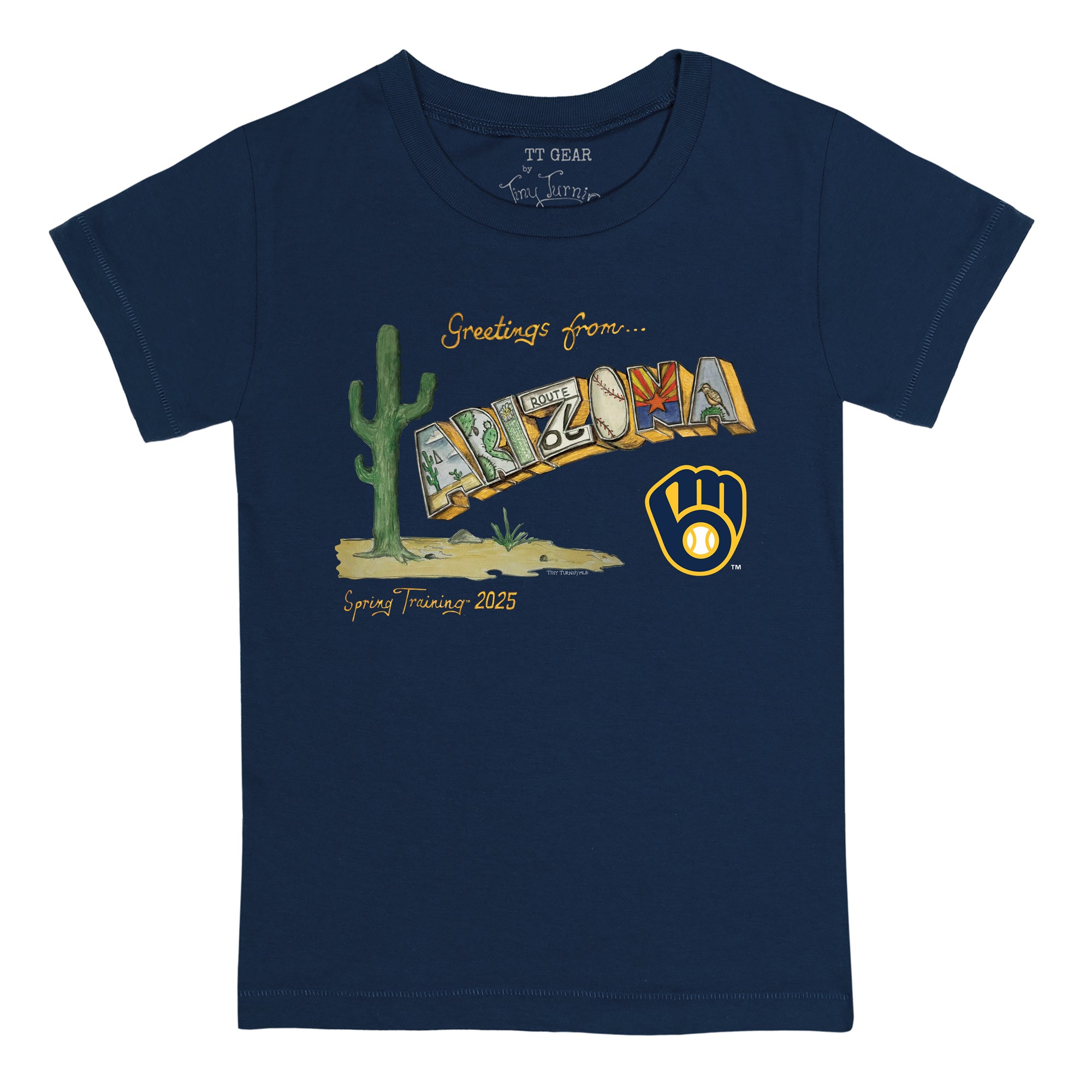 Milwaukee Brewers Spring Training 2025 Tee Shirt | Tiny Turnip