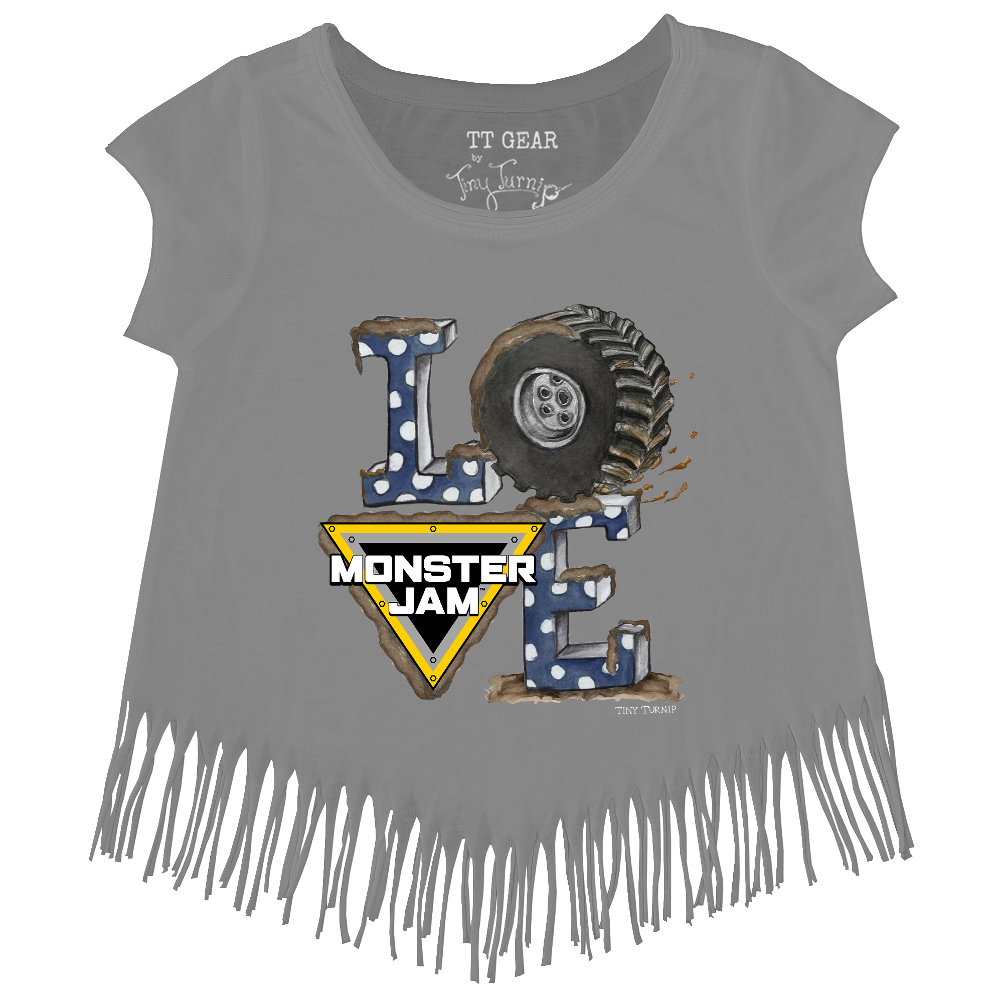 Monster Jam LOVE Fringe Tee– Tiny Turnip