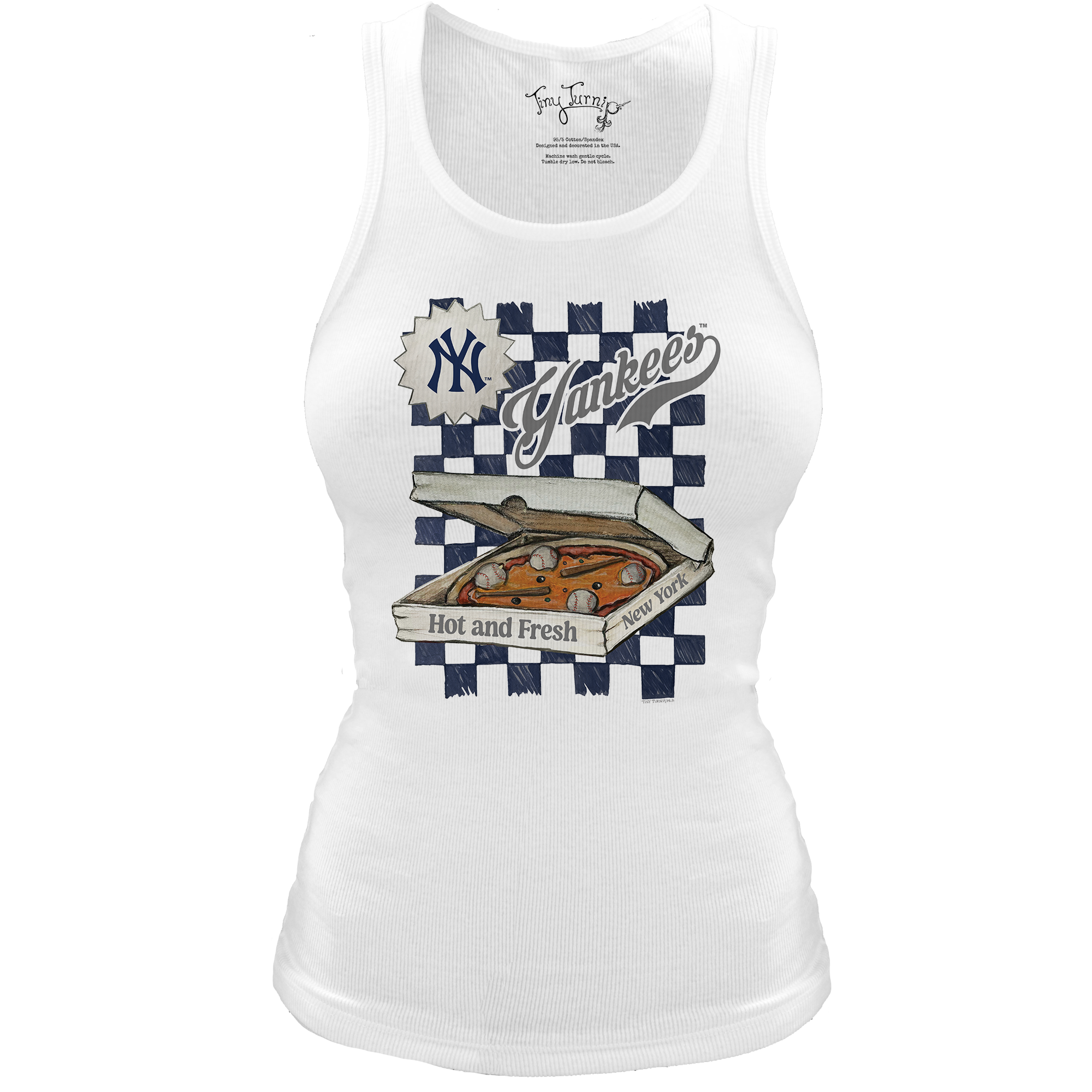 New York Yankees Pizza Classic Tank | Tiny Turnip