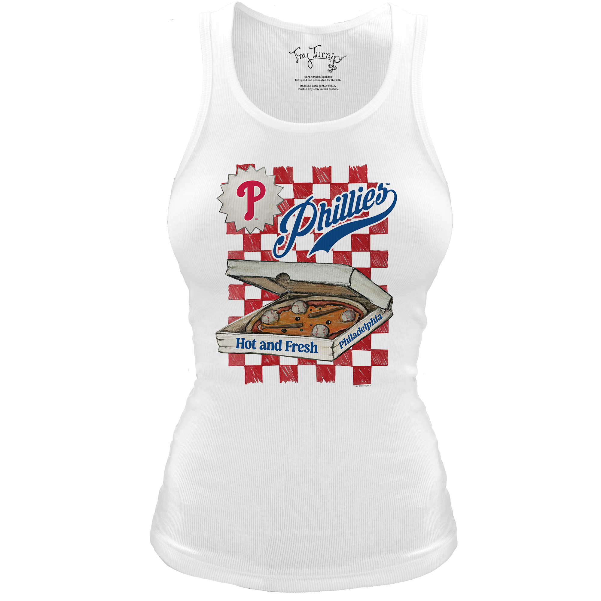 Philadelphia Phillies Pizza Classic Tank– Tiny Turnip