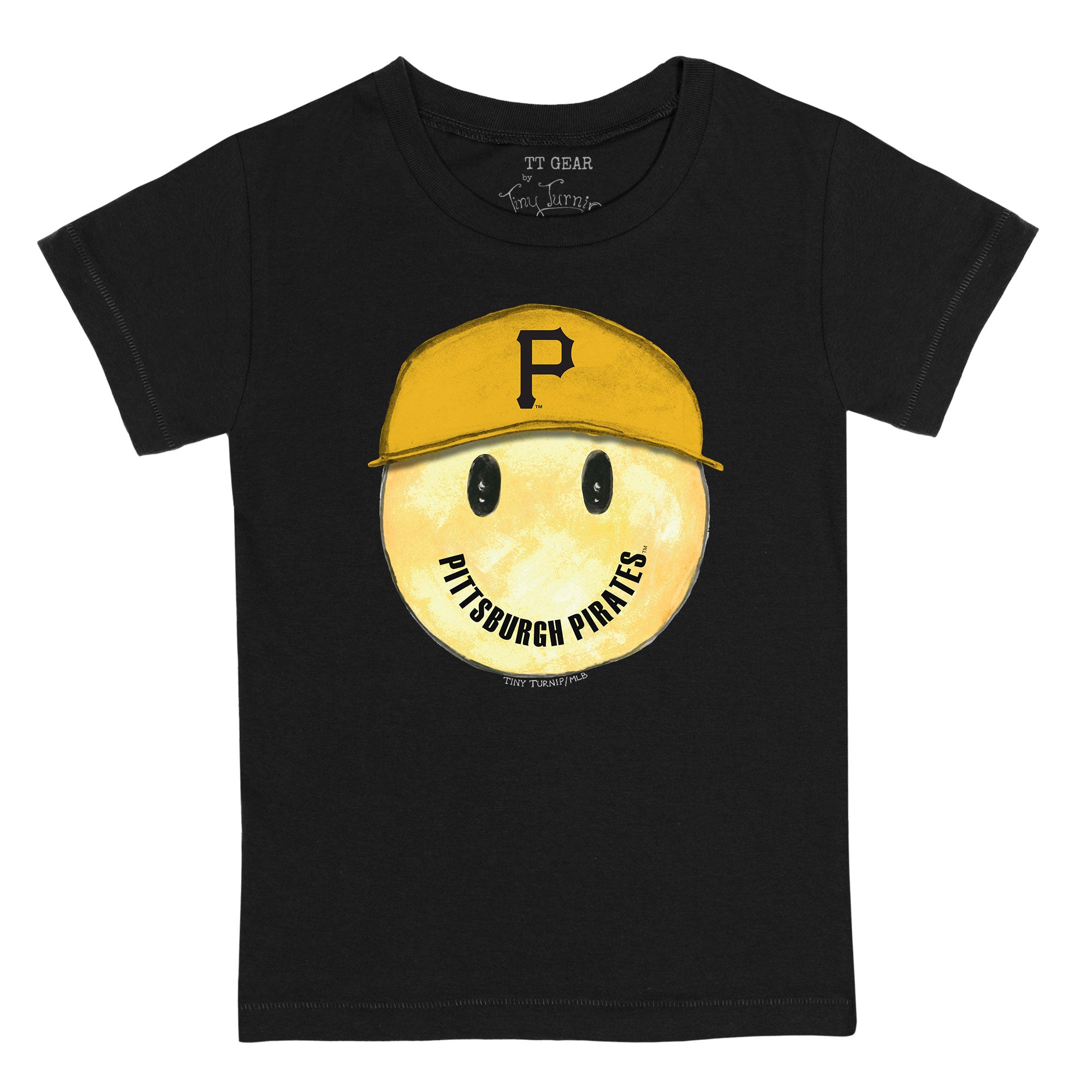 Pittsburgh Pirates Smiley Tee Shirt | Tiny Turnip