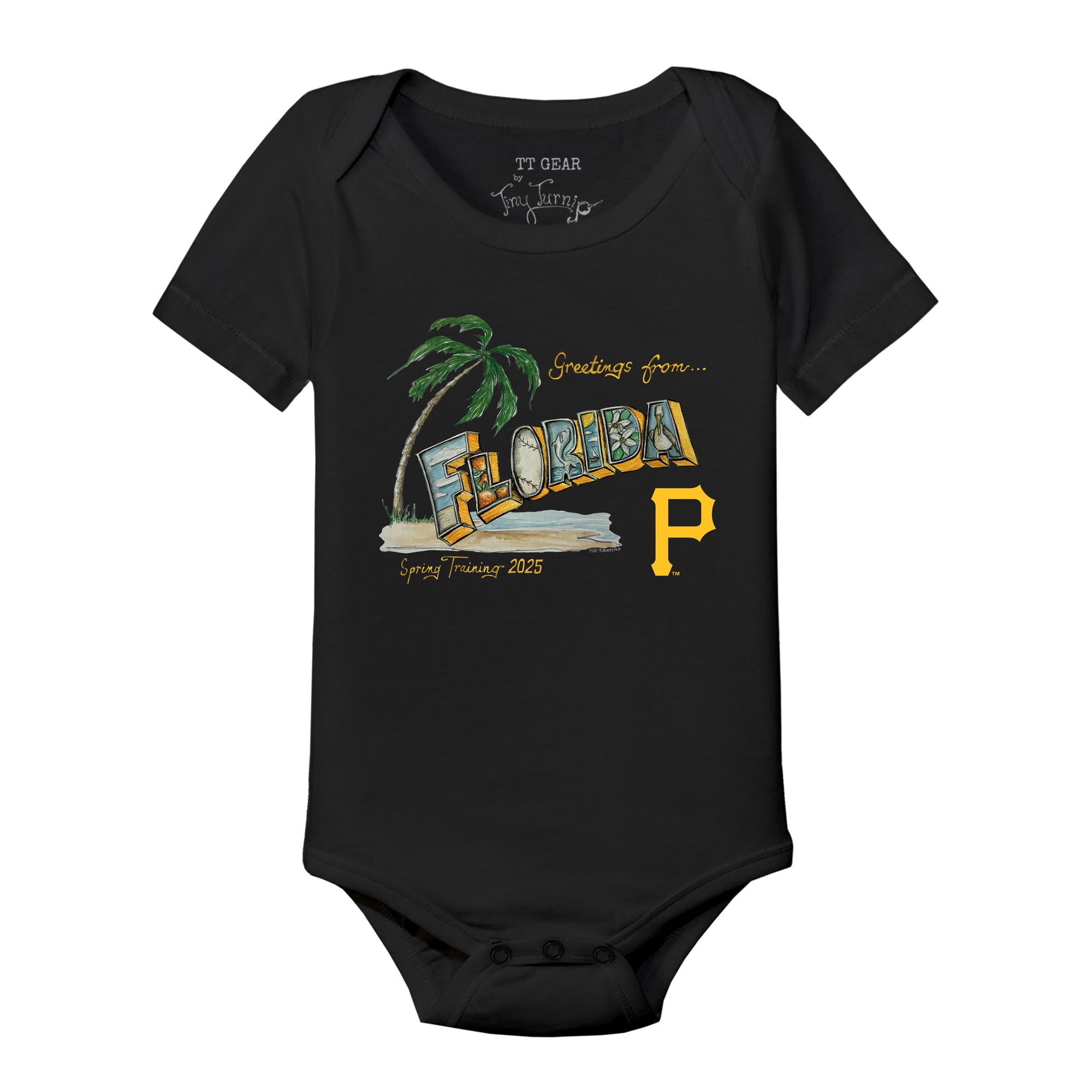 Pittsburgh Pirates Spring Training 2025 Short Sleeve Snapper | Tiny Turnip