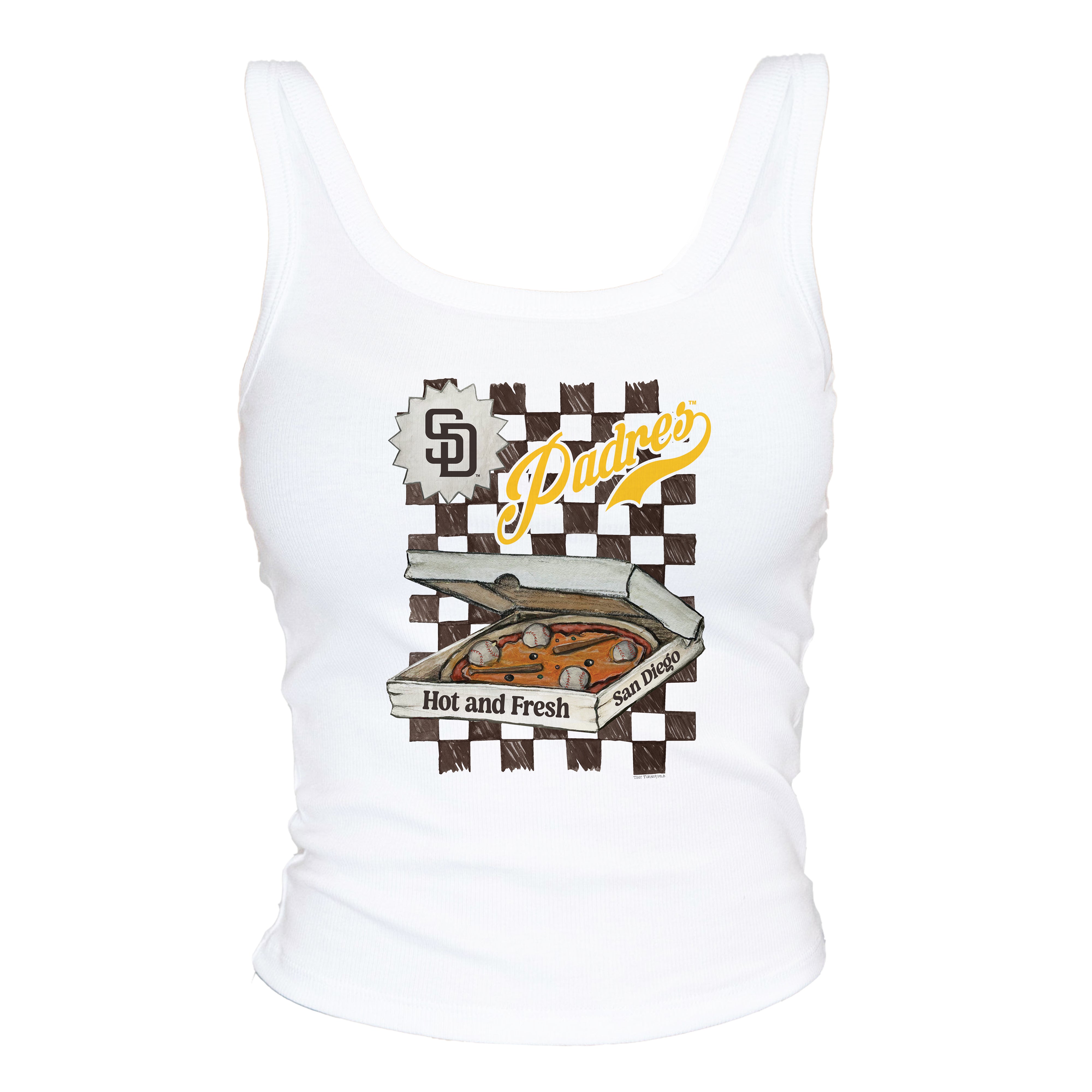 San Diego Padres Pizza Tank | Tiny Turnip