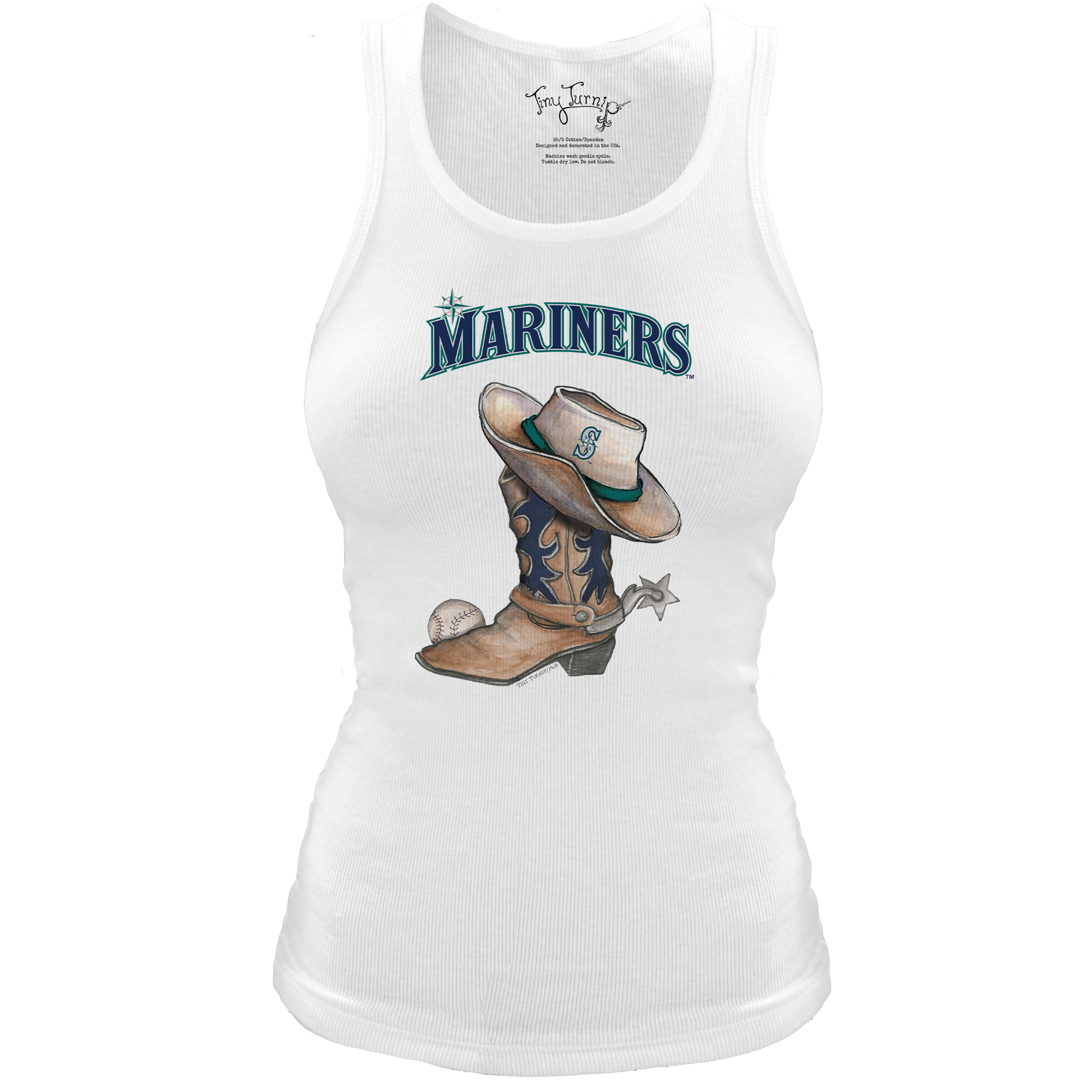 Seattle Mariners Cowboy Boot Classic Tank | Tiny Turnip