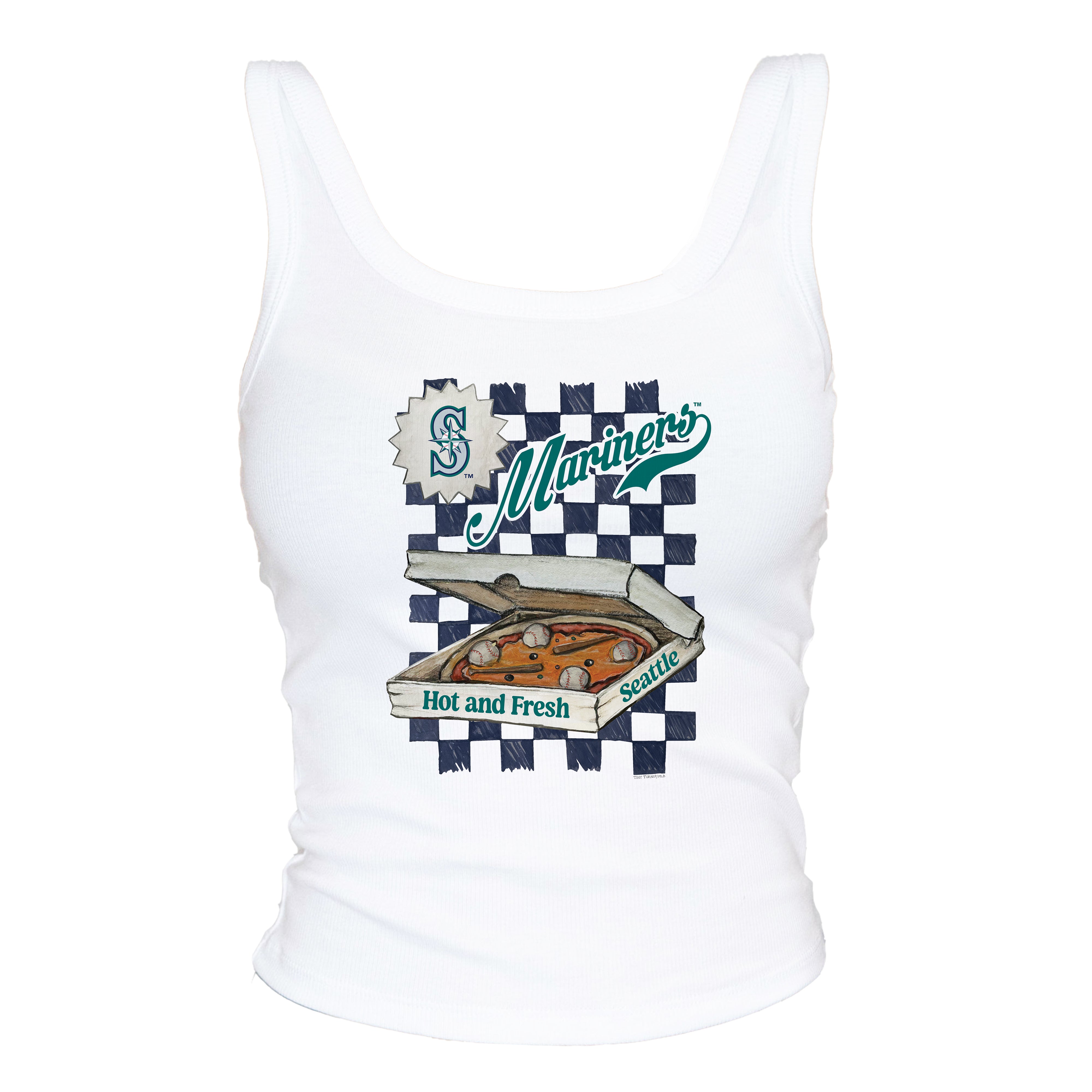Seattle Mariners Pizza Tank | Tiny Turnip