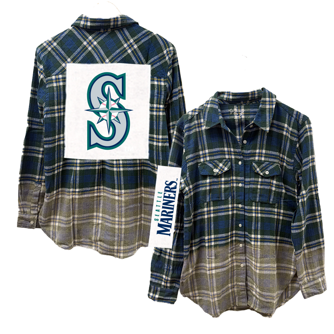 Seattle Mariners Reef Flannel | Tiny Turnip
