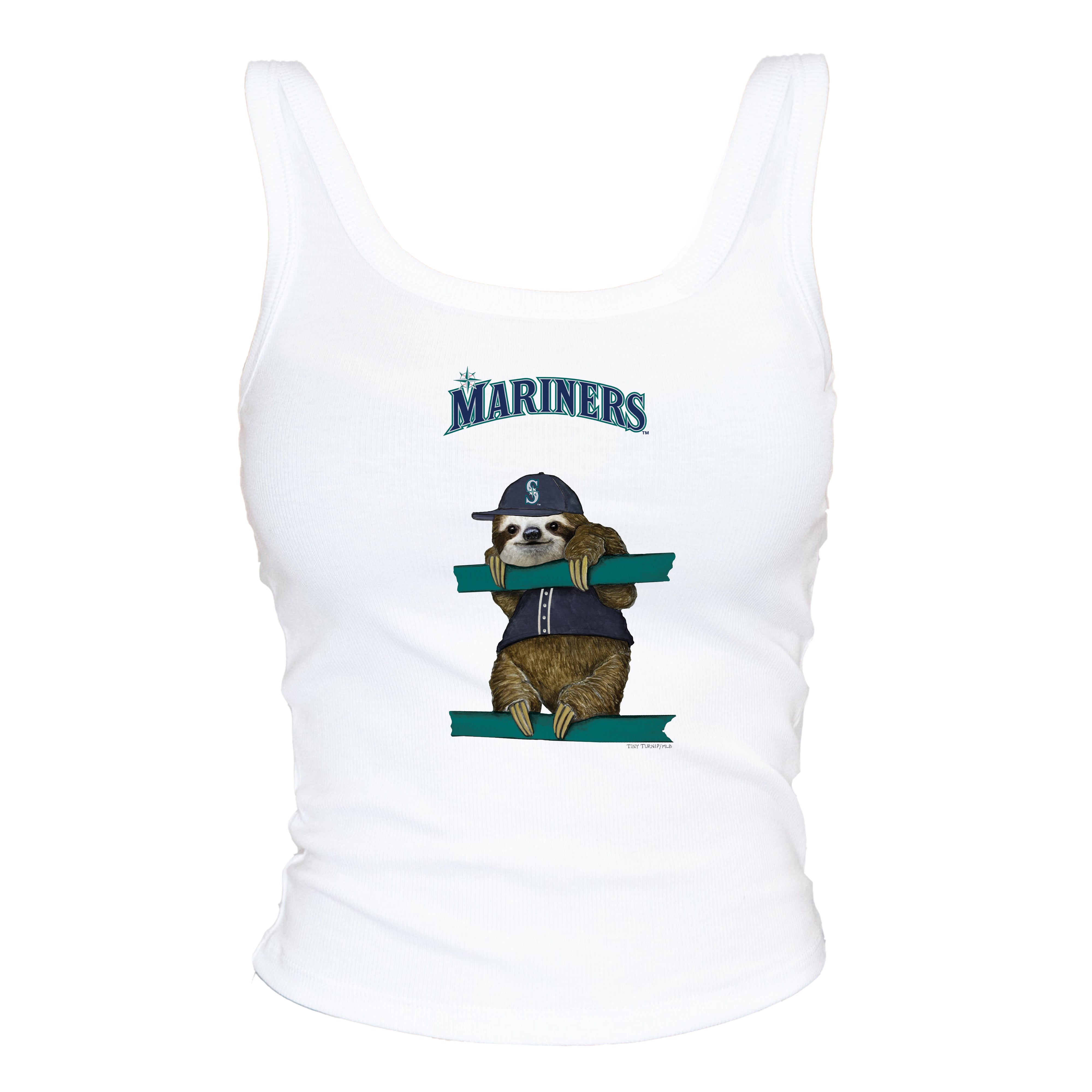 Seattle Mariners Sloth Tank | Tiny Turnip