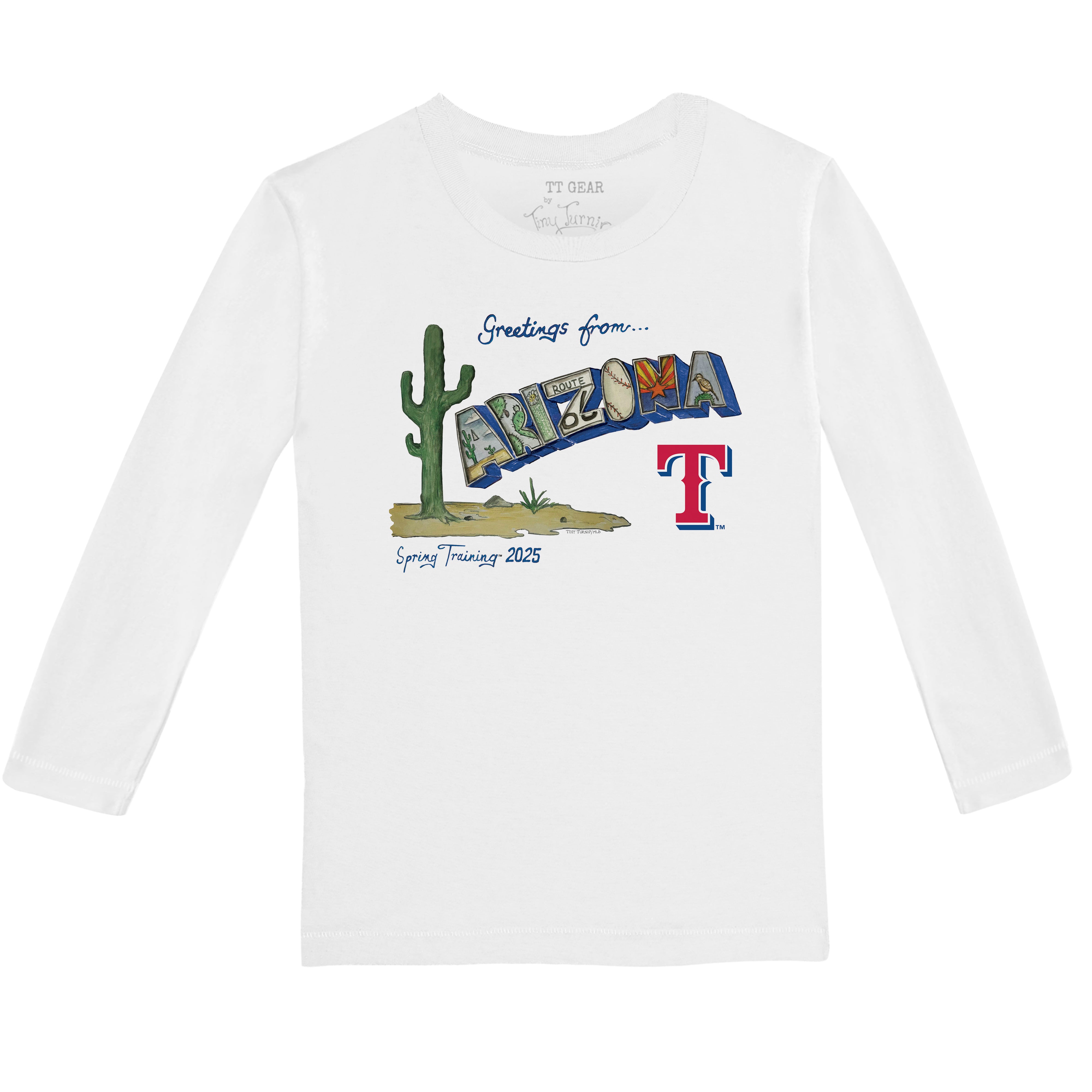 Texas Rangers Spring Training 2025 Long-Sleeve Tee Shirt | Tiny Turnip