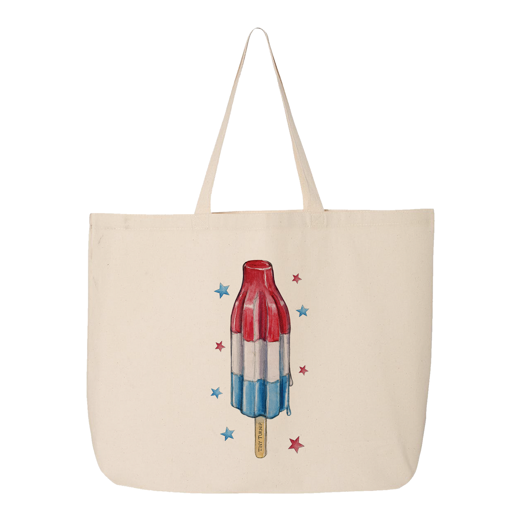 Rocket Pop Canvas Tote Bag | Tiny Turnip