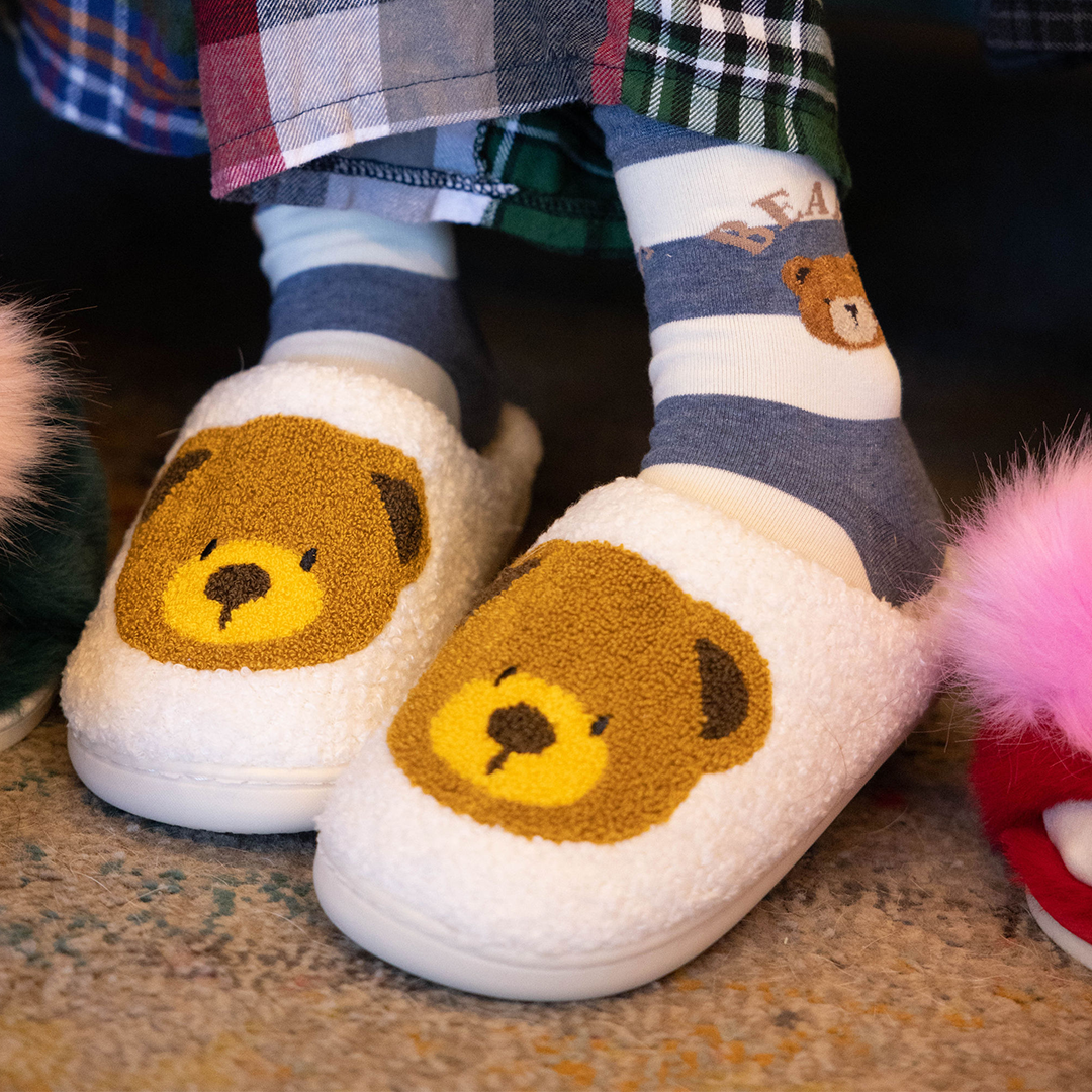 Teddy Bear Slippers– Tiny Turnip