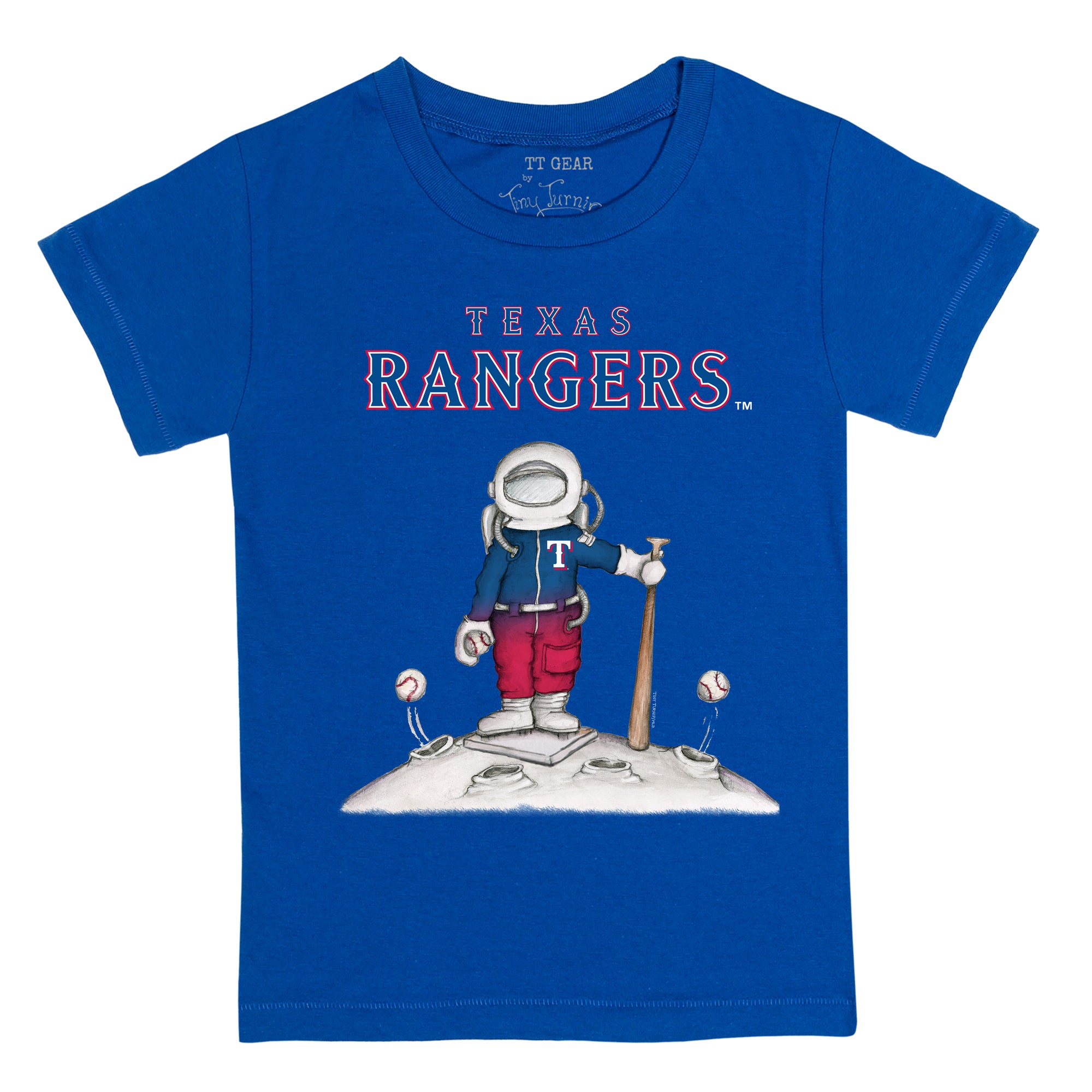Texas Rangers Astronaut Tee Shirt | Tiny Turnip