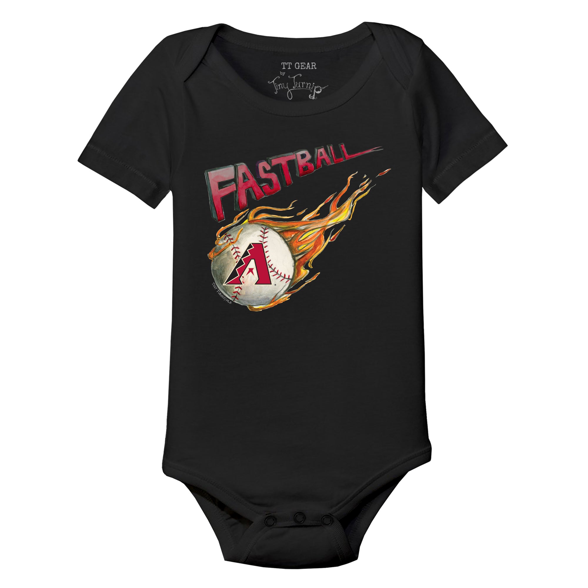 Arizona Diamondbacks Fastball Short Sleeve Snapper | Tiny Turnip