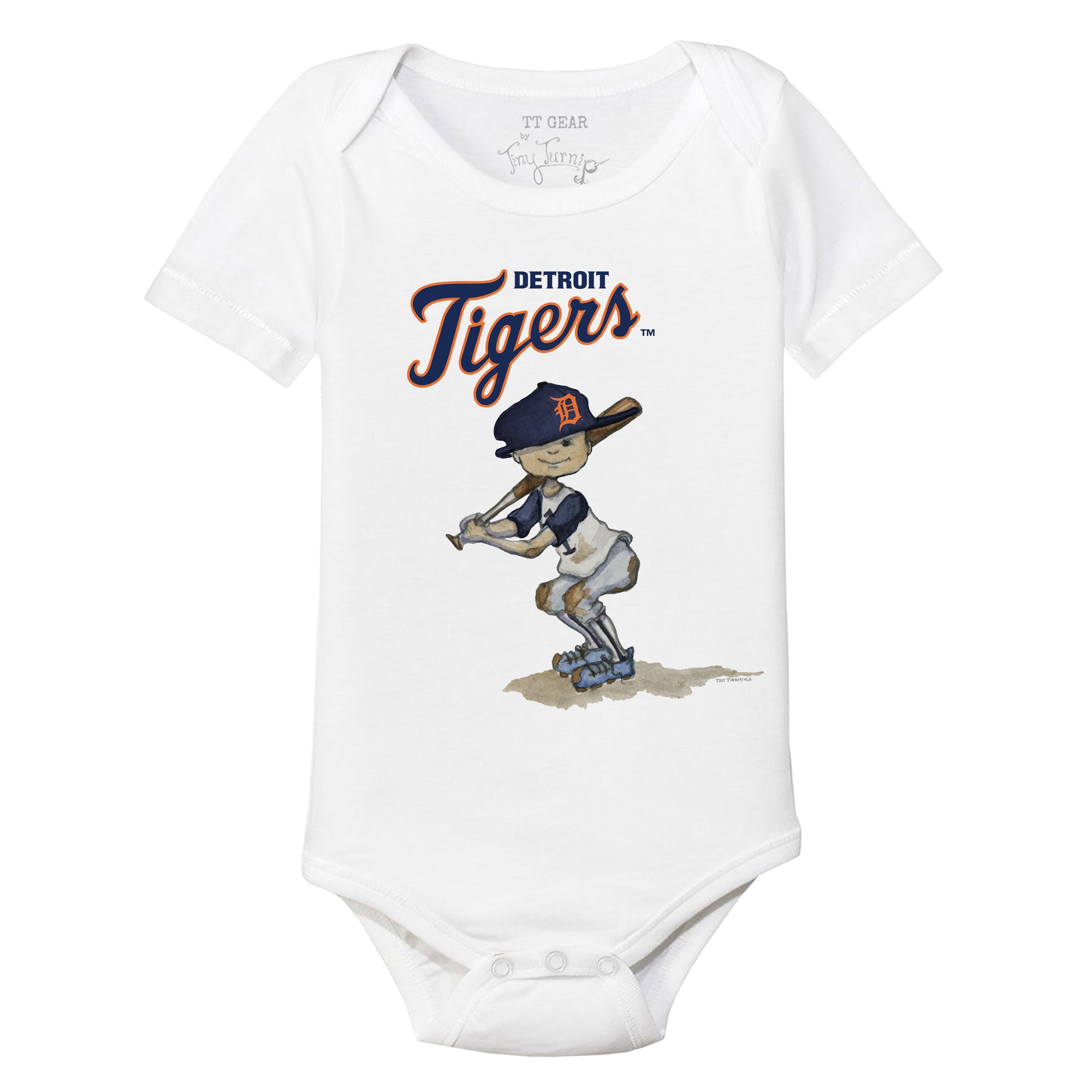 Detroit Tigers Slugger Short Sleeve Snapper | Tiny Turnip