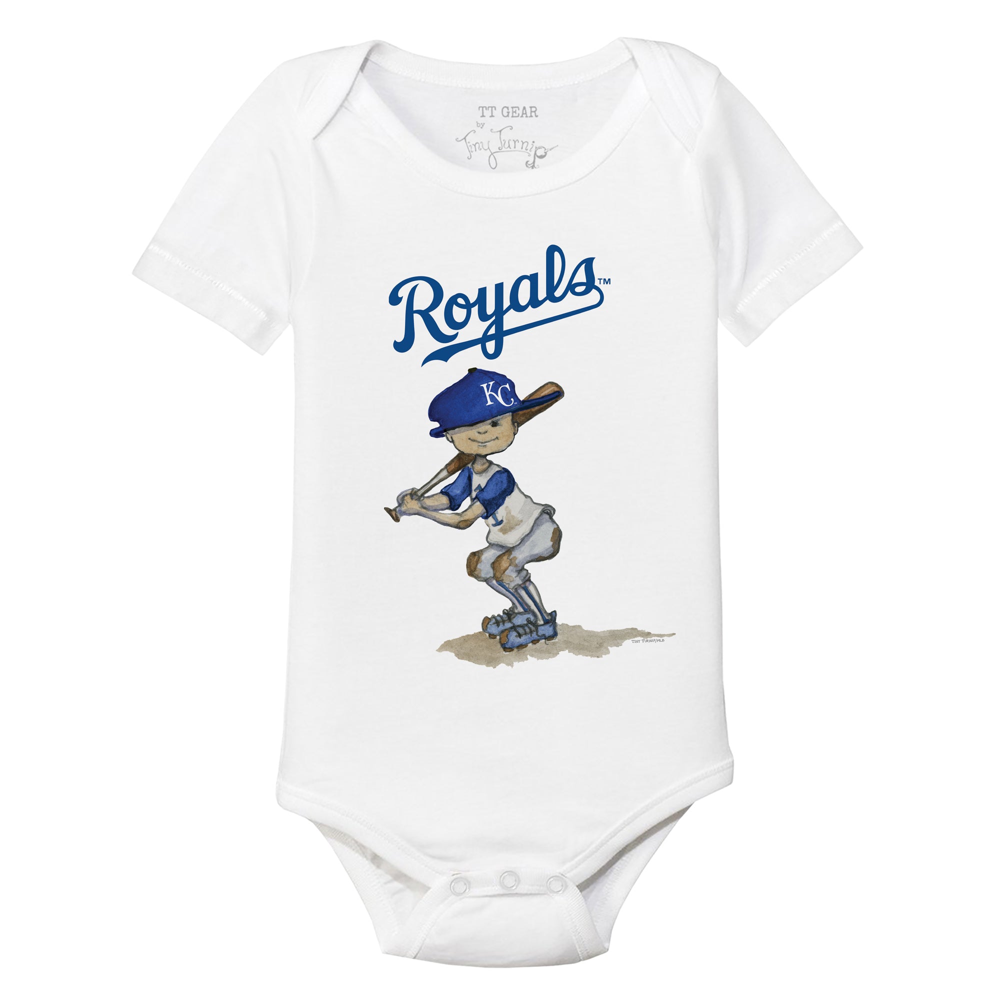 Kansas City Royals Slugger Short Sleeve Snapper | Tiny Turnip