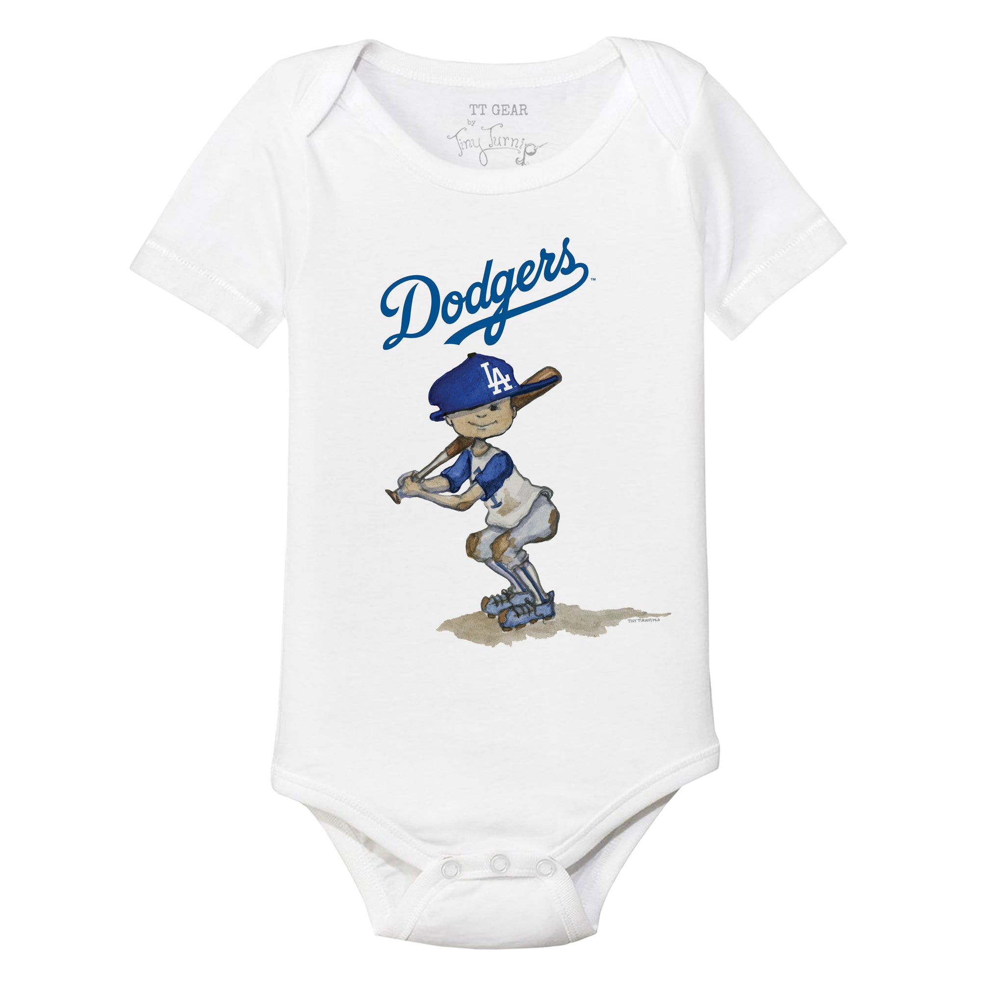 Los Angeles Dodgers Slugger Short Sleeve Snapper– Tiny Turnip