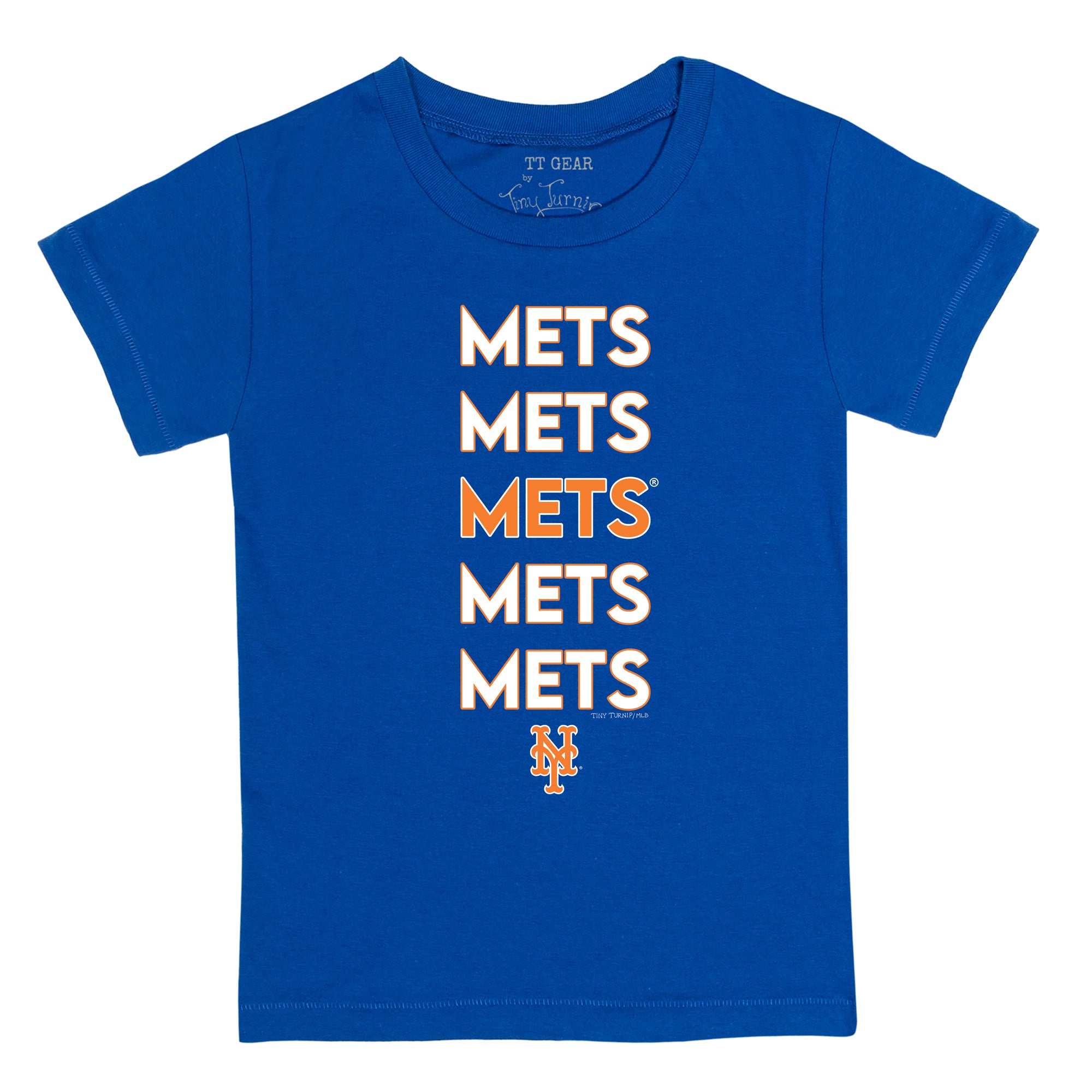 New York Mets Stacked Tee Shirt | Tiny Turnip