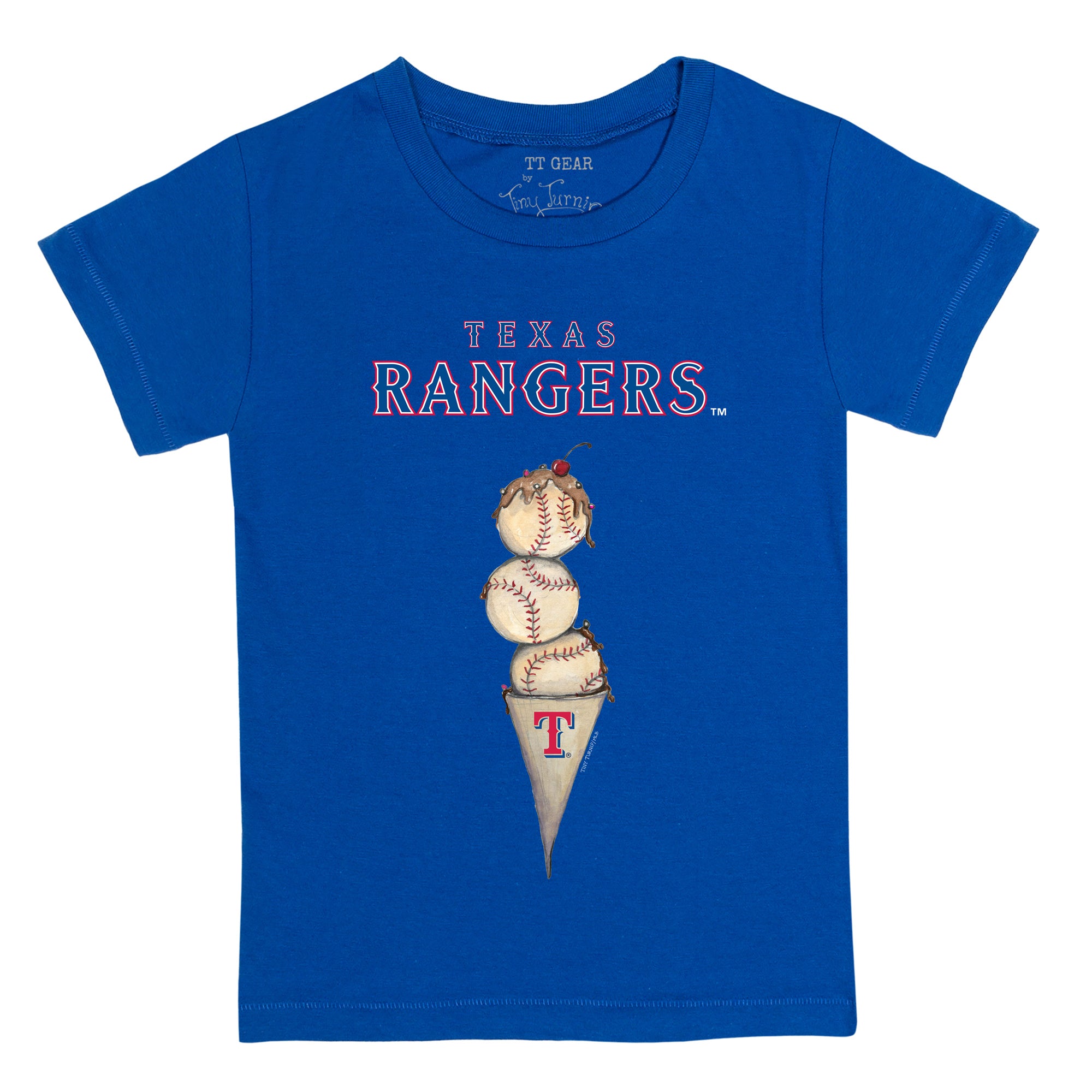 Texas Rangers Triple Scoop Kid's Tee Shirt | Tiny Turnip